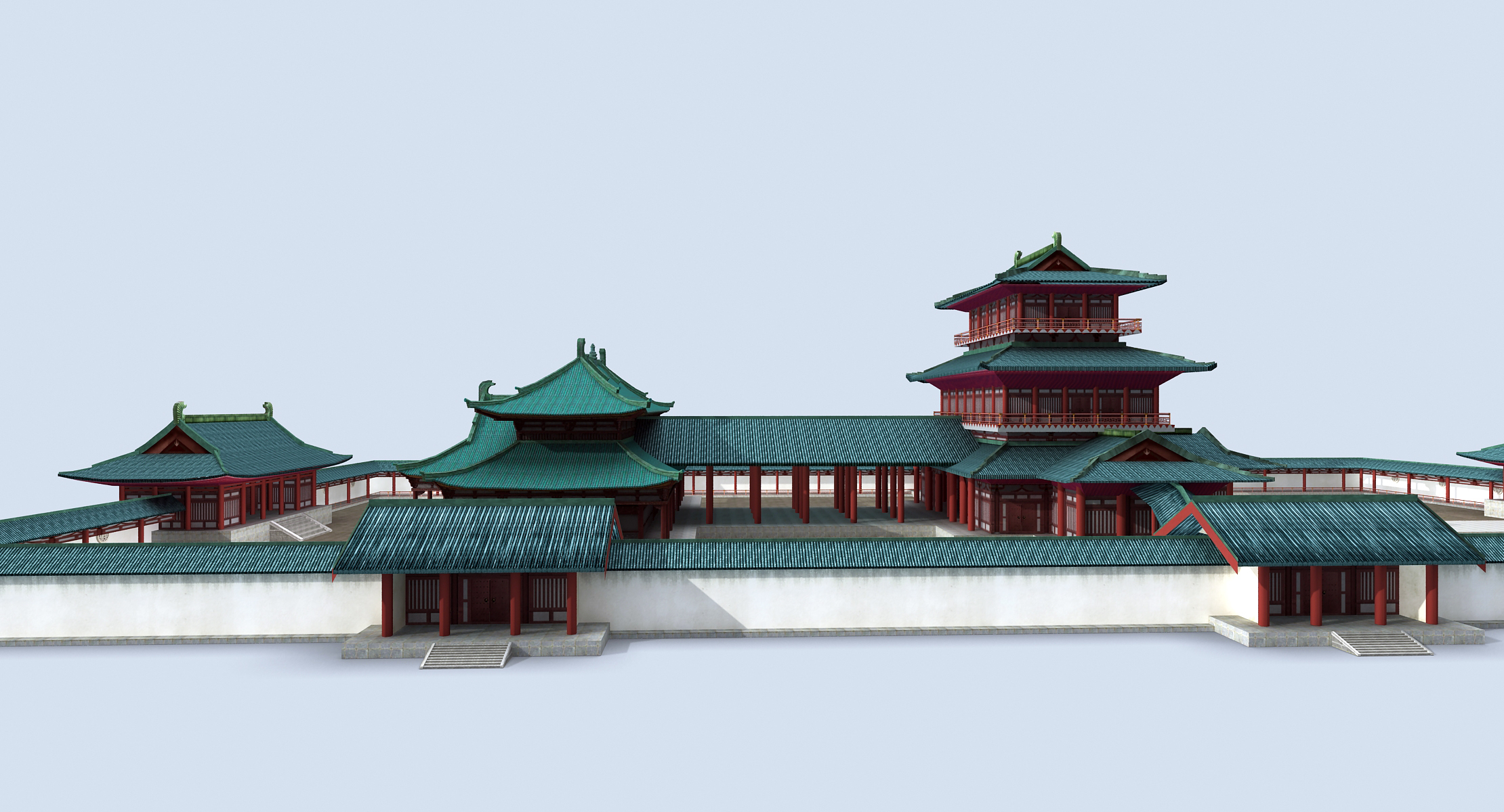 3D ancient china palace model - TurboSquid 1277045