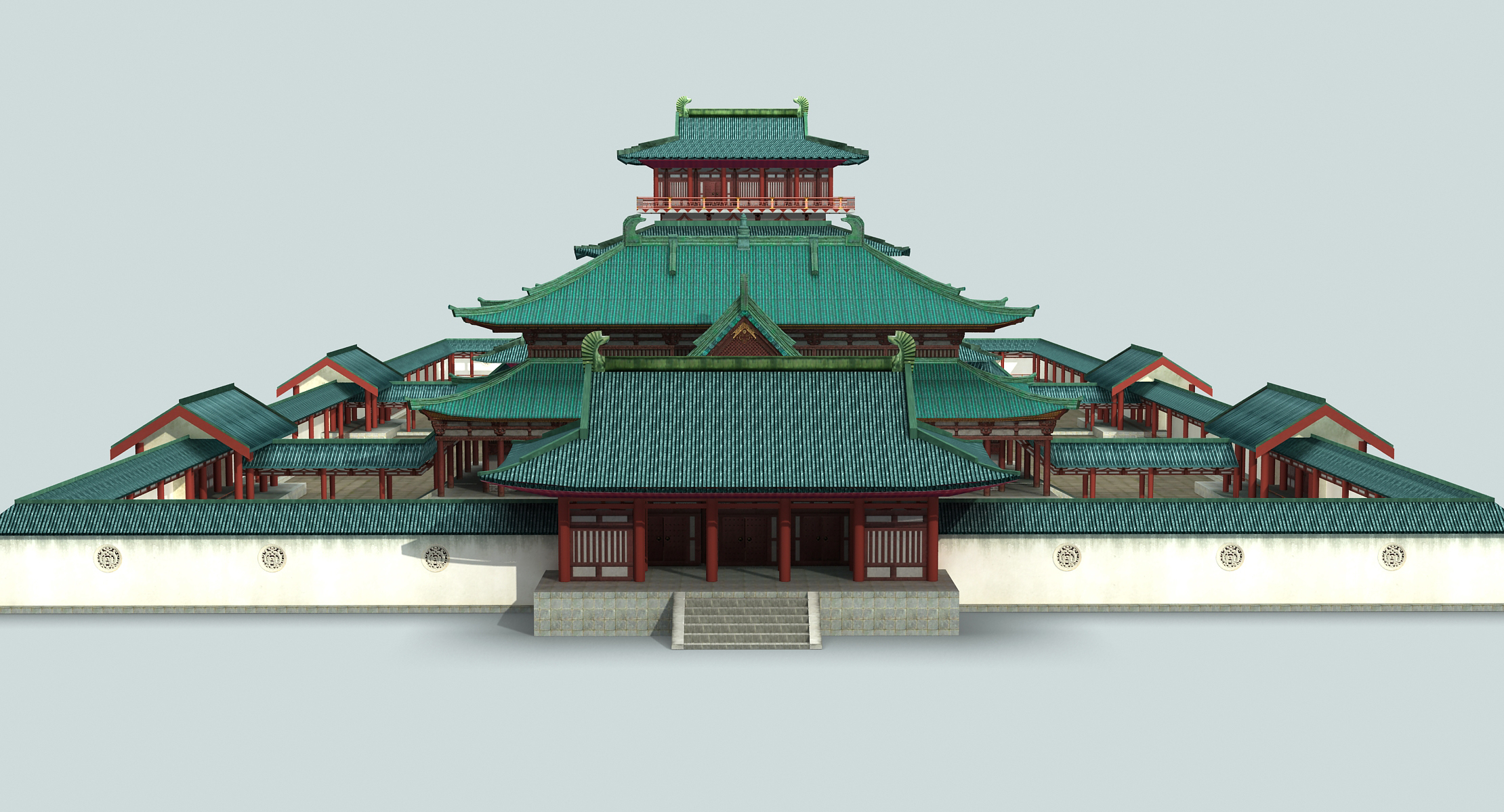 3D ancient china palace model - TurboSquid 1277045