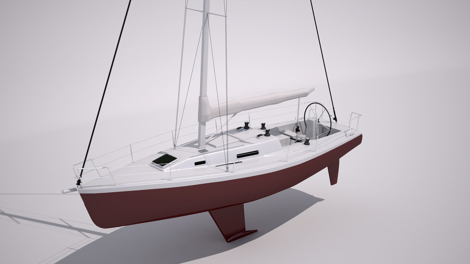 Sailboat J105 3D Model - TurboSquid 1516553