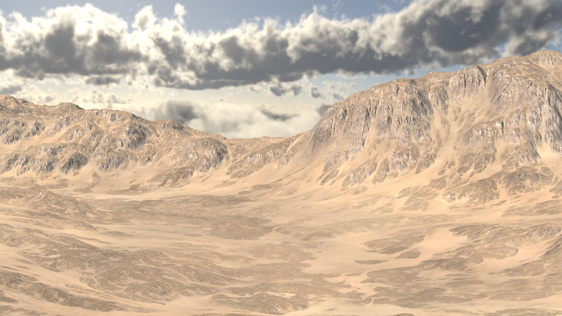 3D Desert Landscape 01 - TurboSquid 1936301
