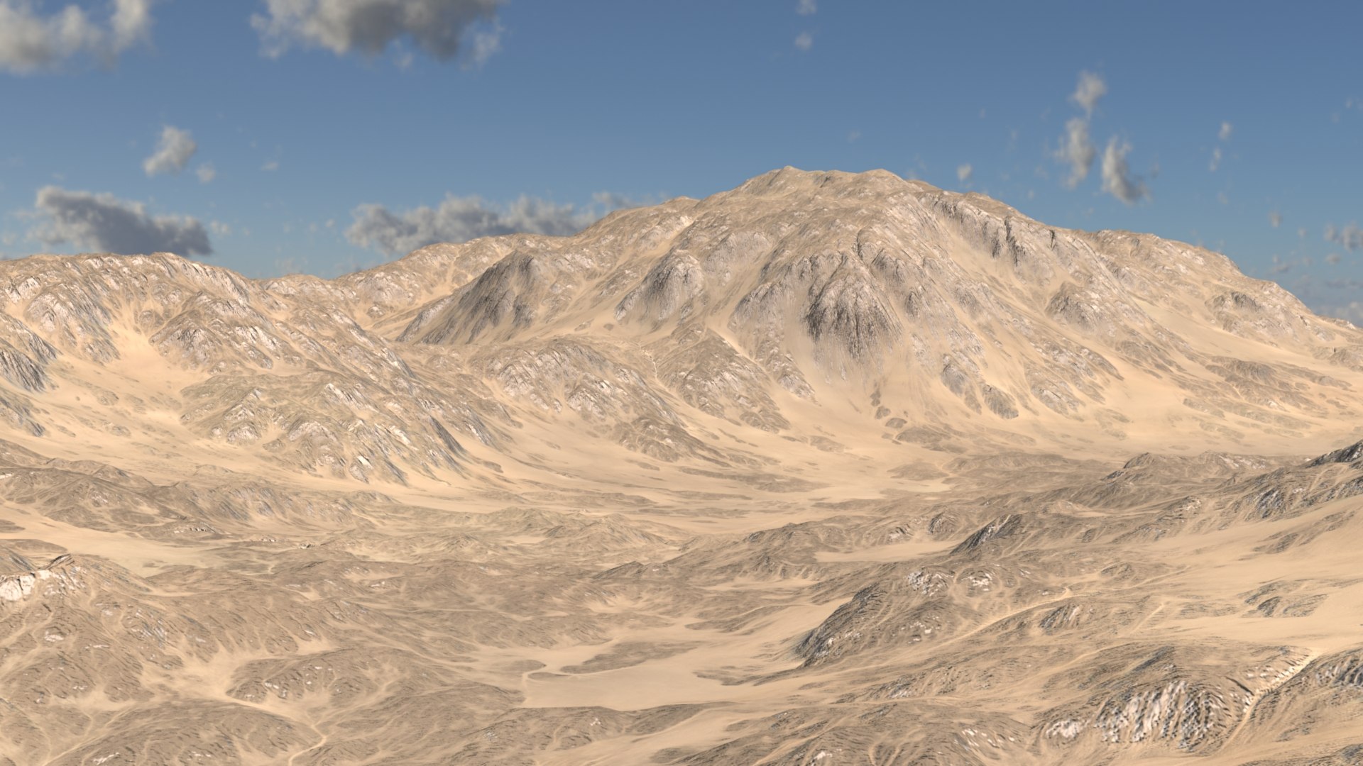 3D Desert Landscape 01 - TurboSquid 1936301