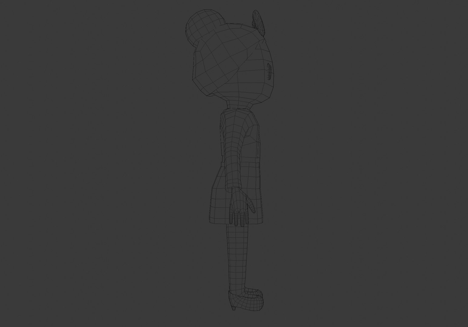 Classic Cartoon Girl 3D Model - TurboSquid 1929924