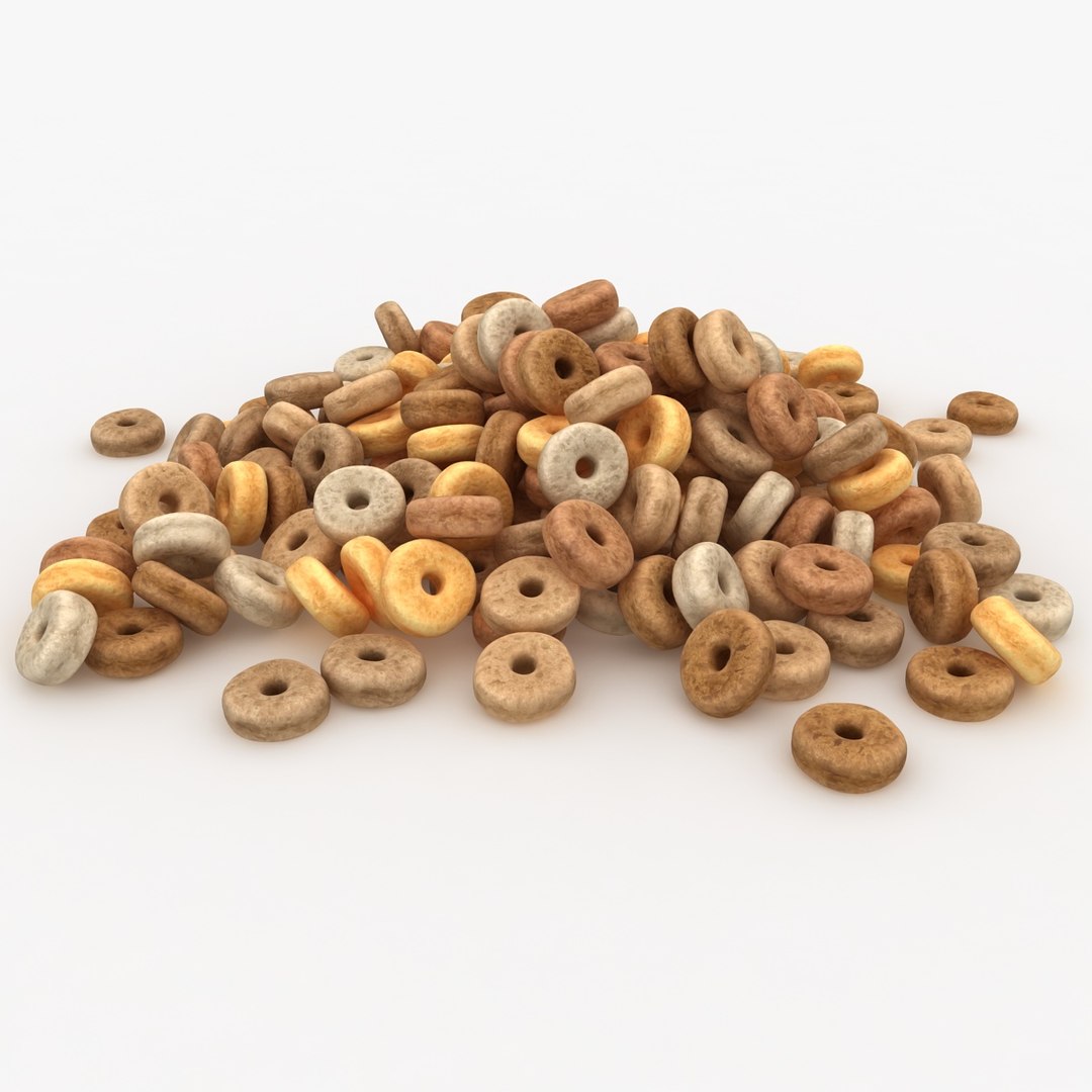 3d Model Realistic Cheerios Plain Pose