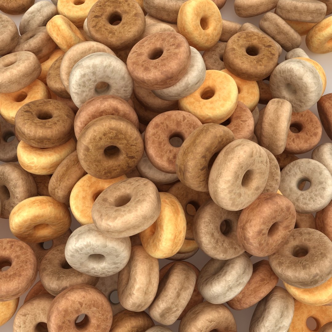 3d Model Realistic Cheerios Plain Pose