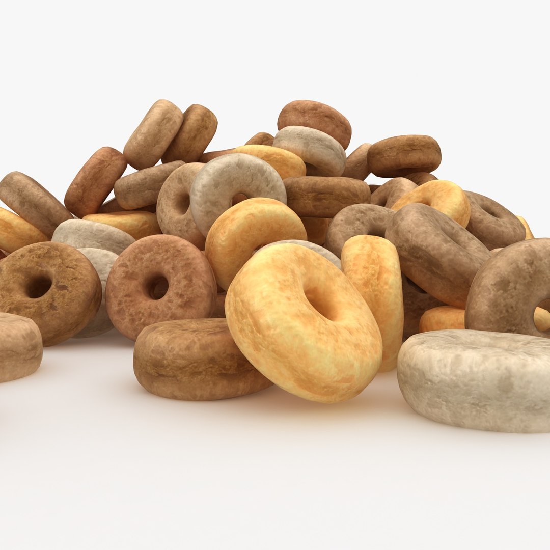 3d Model Realistic Cheerios Plain Pose