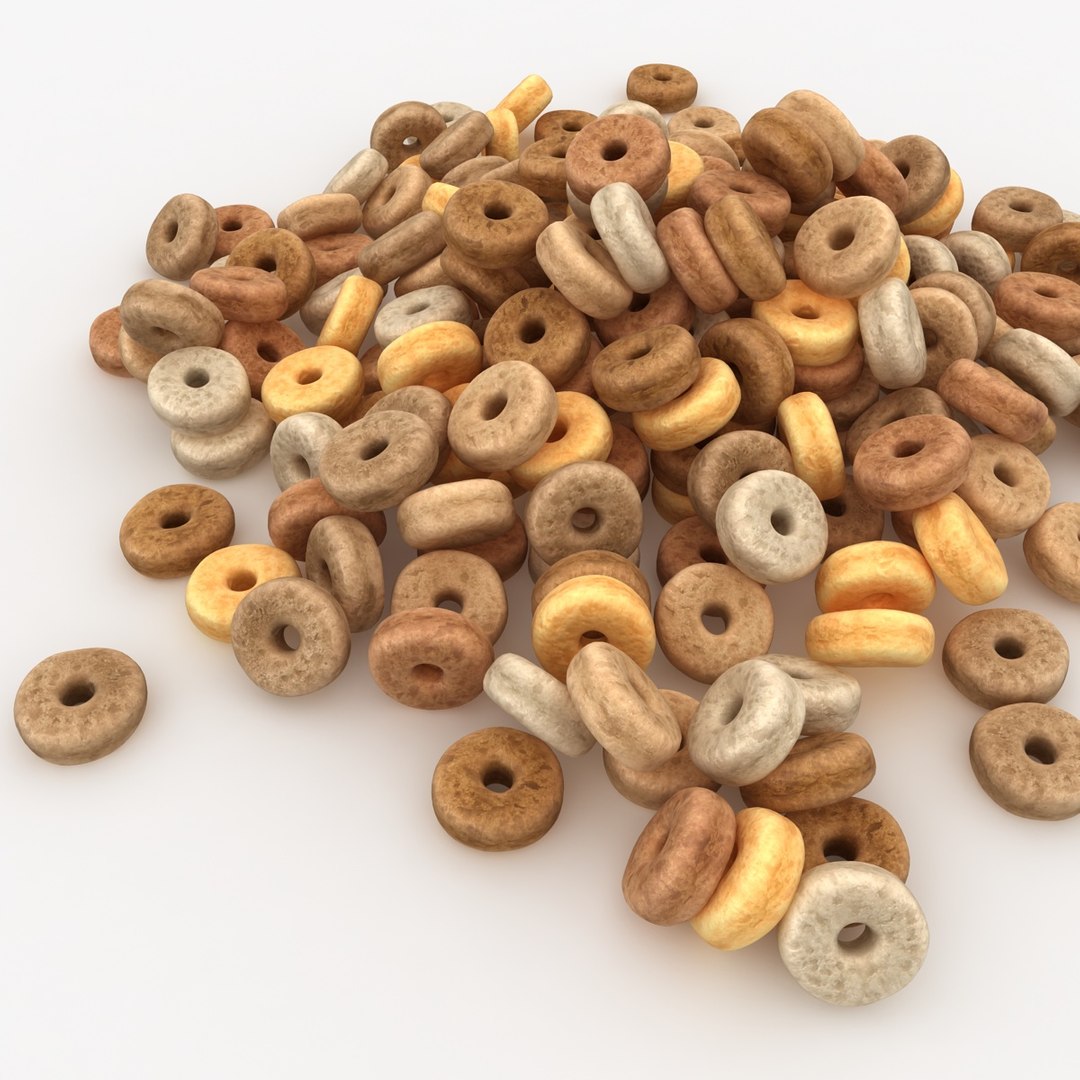 3d Model Realistic Cheerios Plain Pose