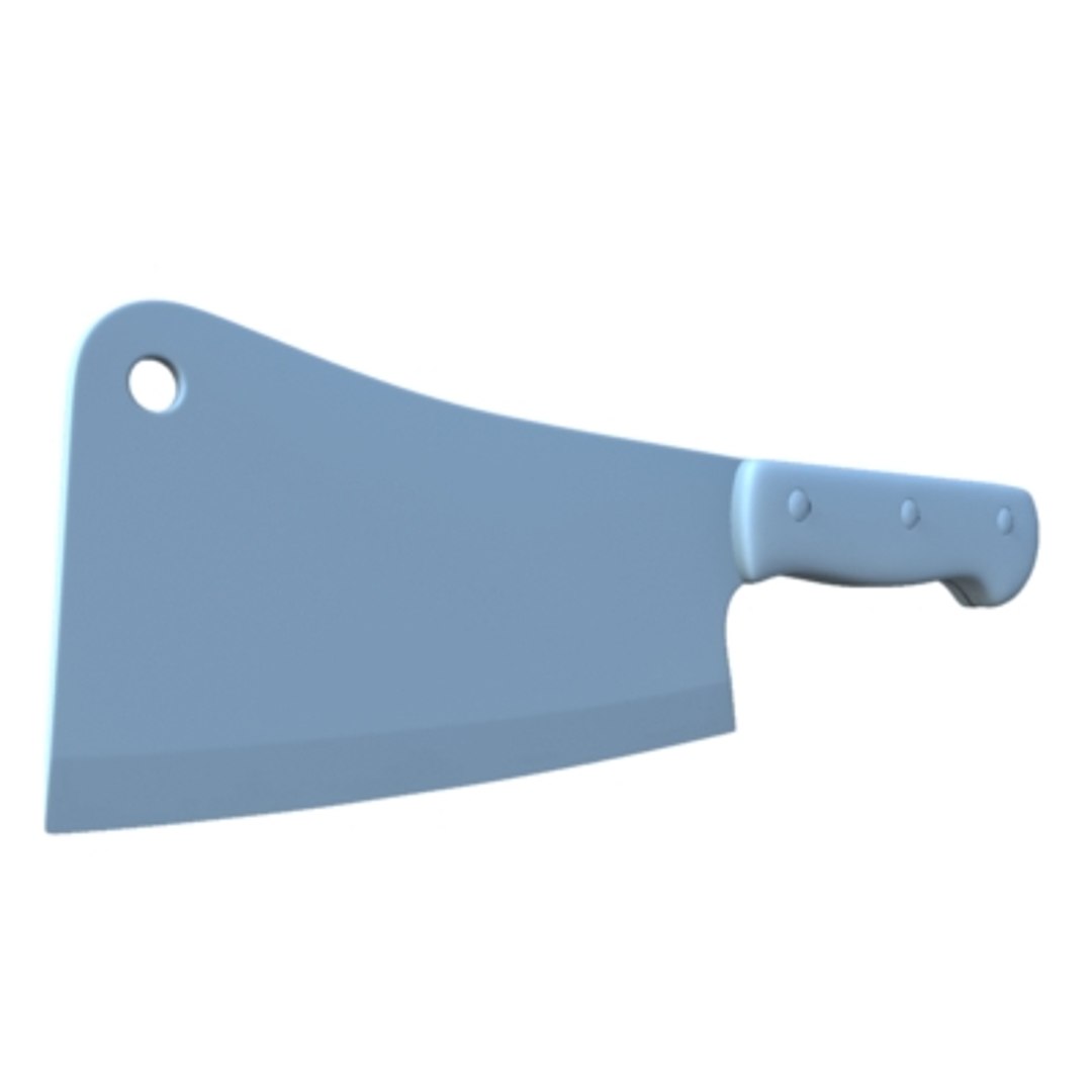 3d Model Meat Cleaver