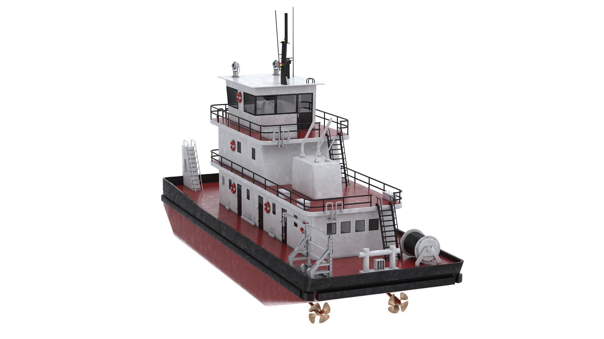 Tugboat 3D Model - TurboSquid 2316587