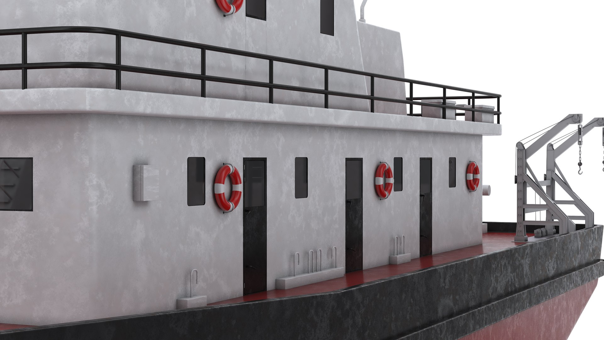 Tugboat 3D Model - TurboSquid 2316587