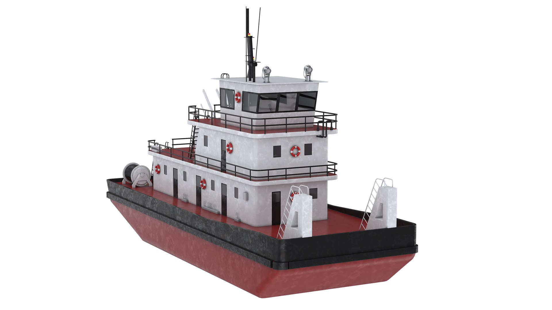 Tugboat 3D Model - TurboSquid 2316587