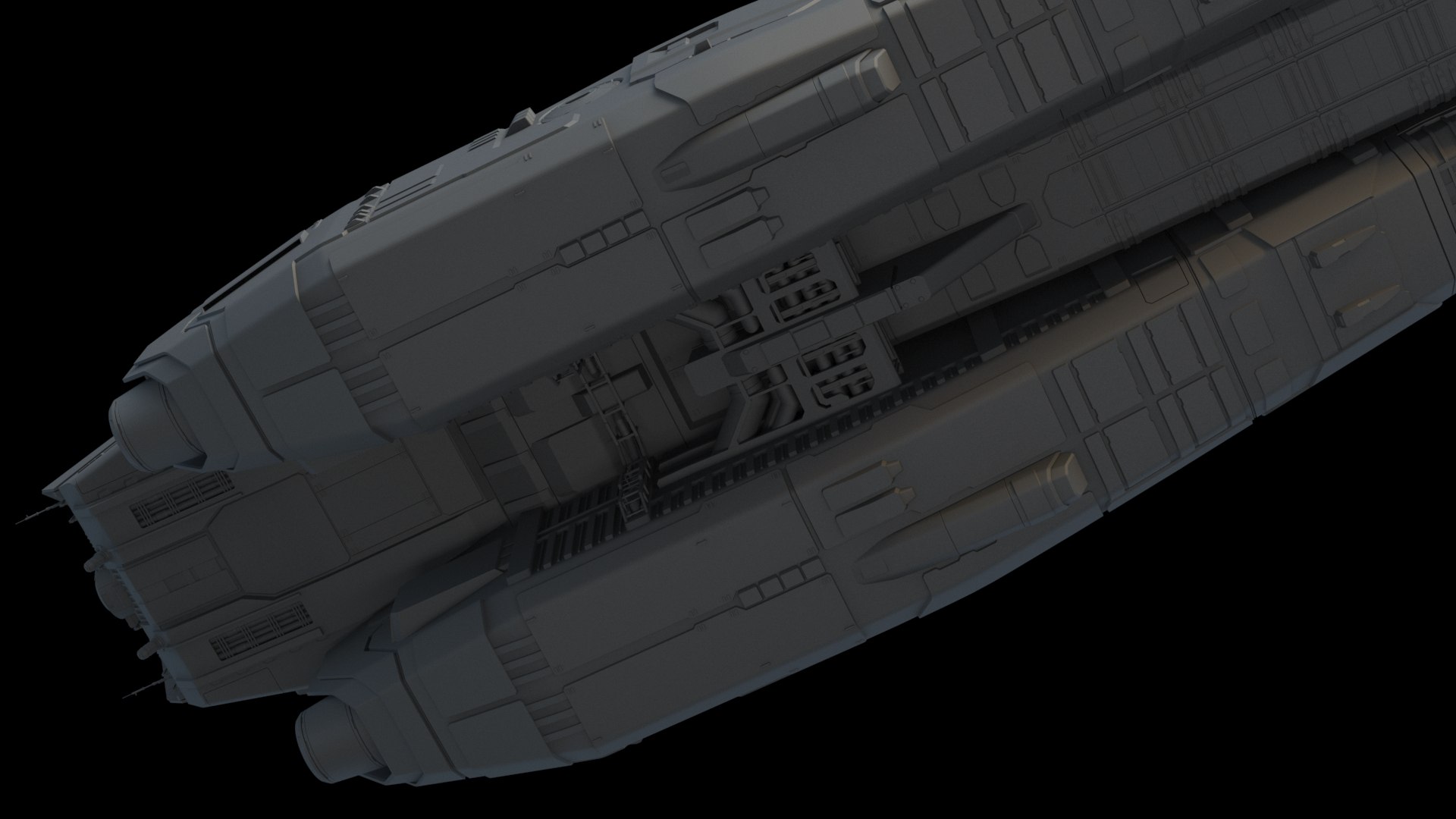 3D Spaceship - Command Ship - TurboSquid 2022348