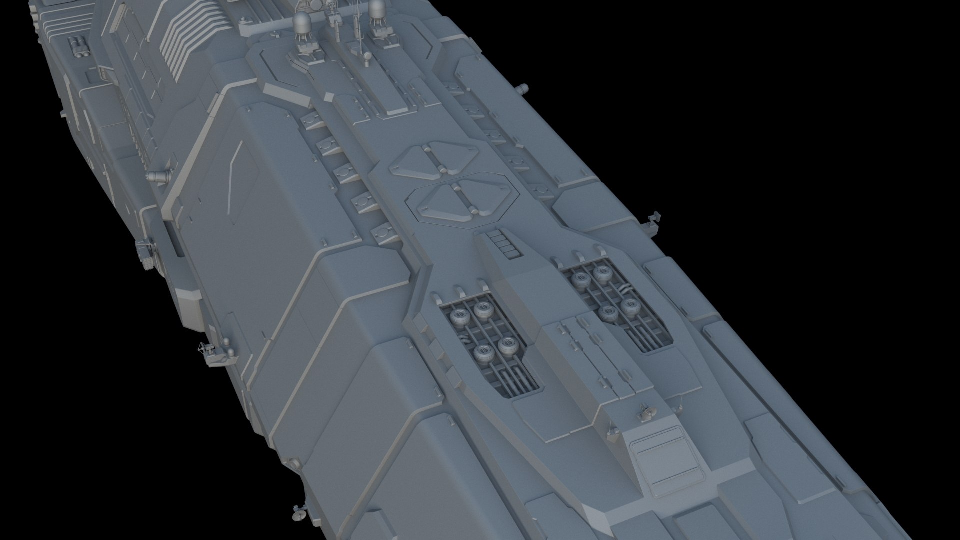 3D Spaceship - Command Ship - TurboSquid 2022348