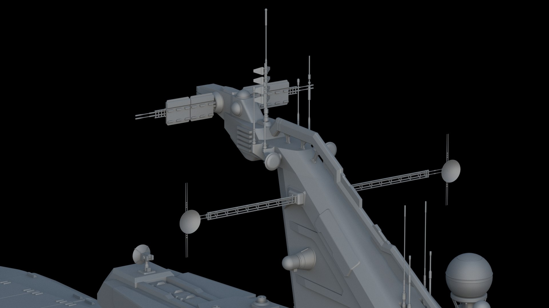 3D Spaceship - Command Ship - TurboSquid 2022348