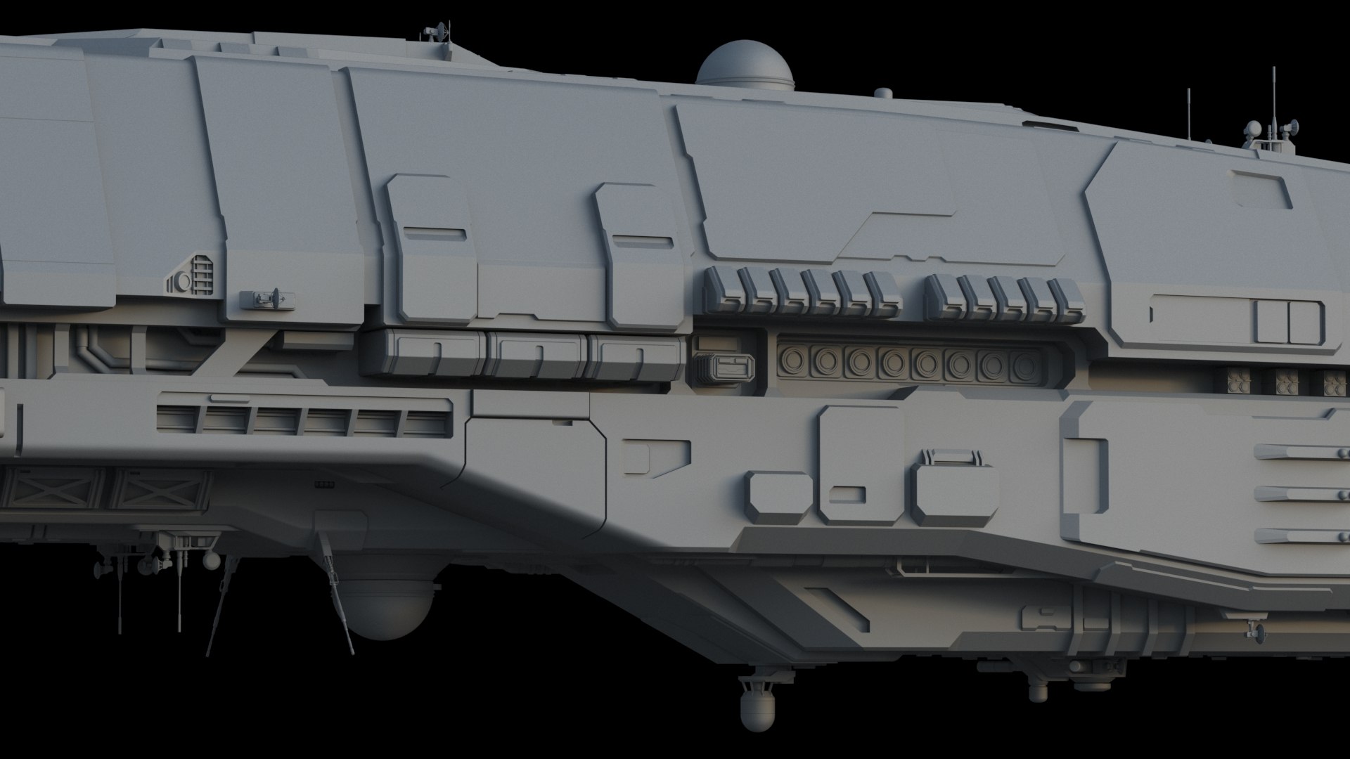 3D Spaceship - Command Ship - TurboSquid 2022348
