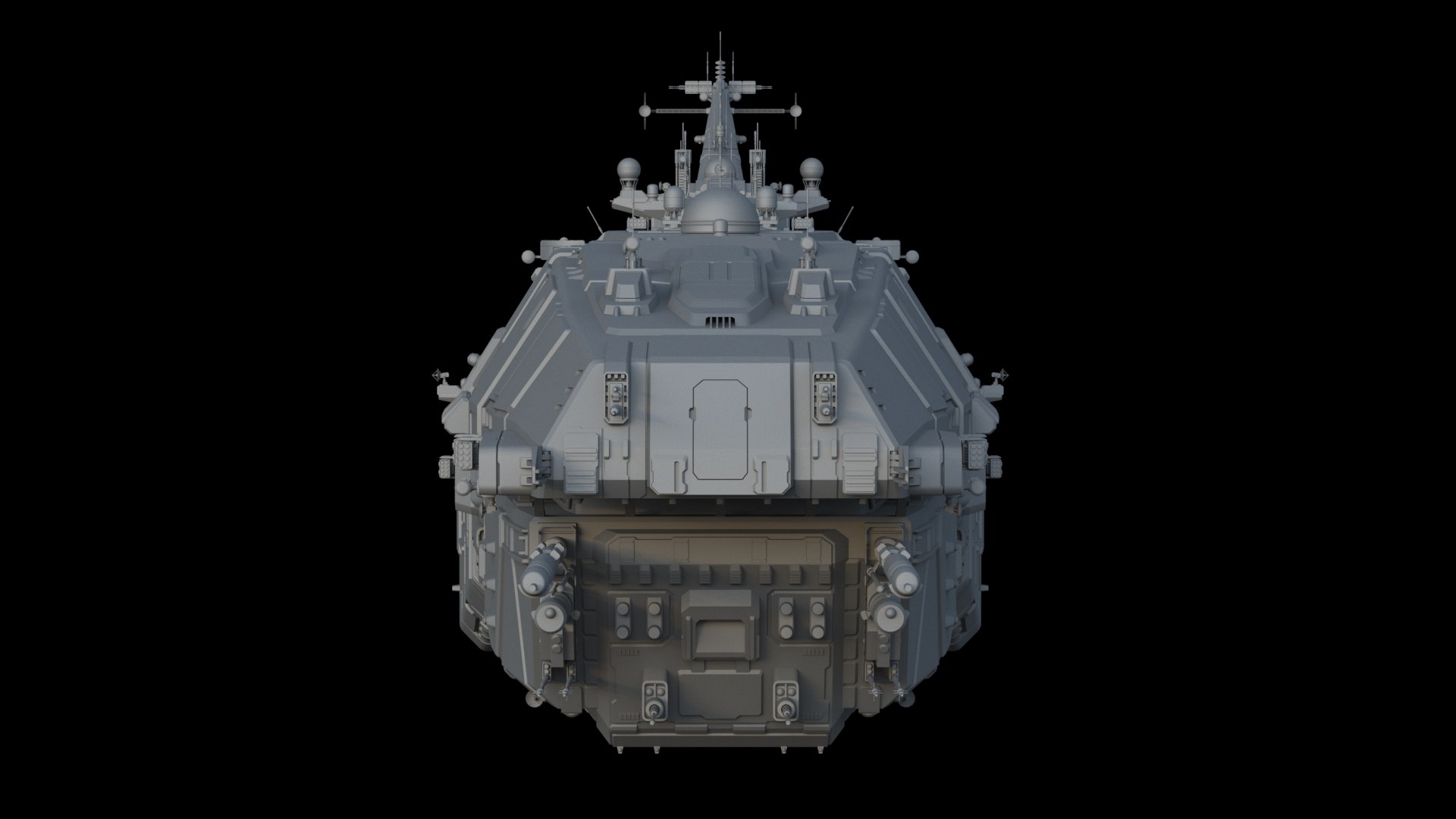 3D Spaceship - Command Ship - TurboSquid 2022348