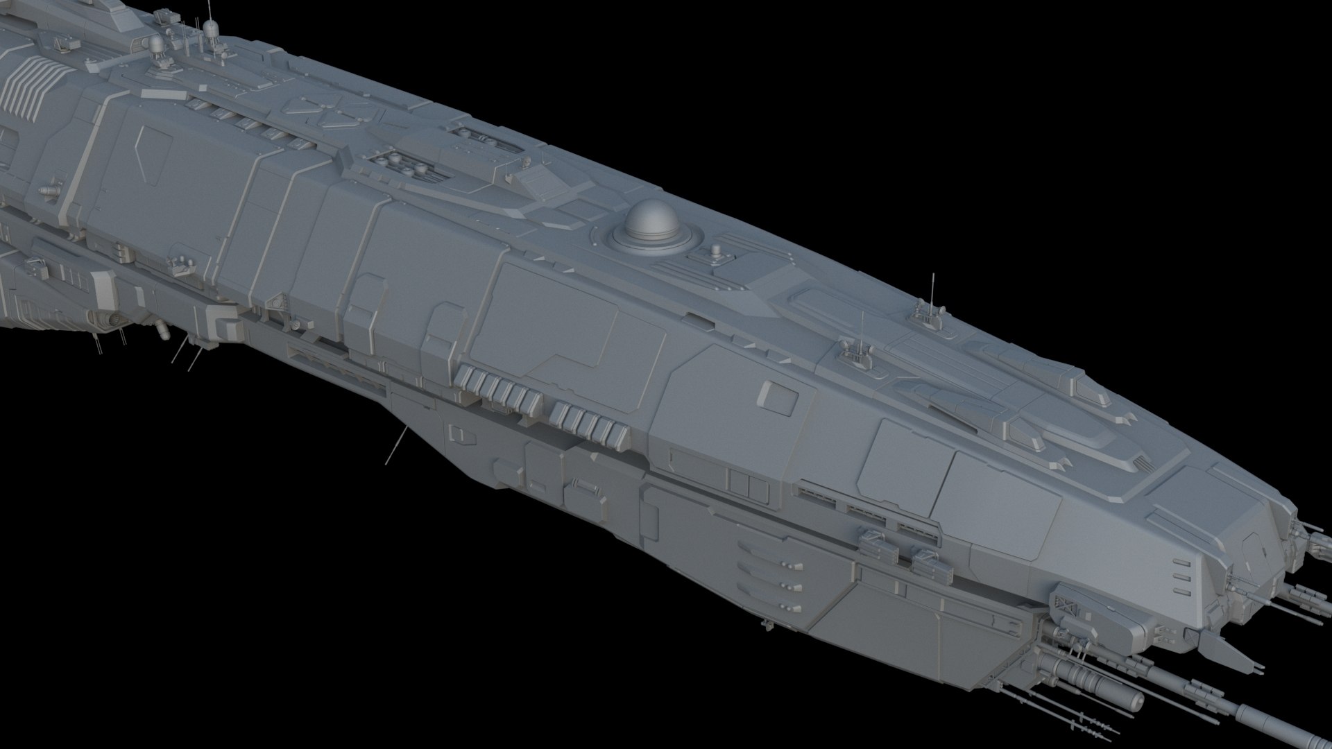 3D Spaceship - Command Ship - TurboSquid 2022348