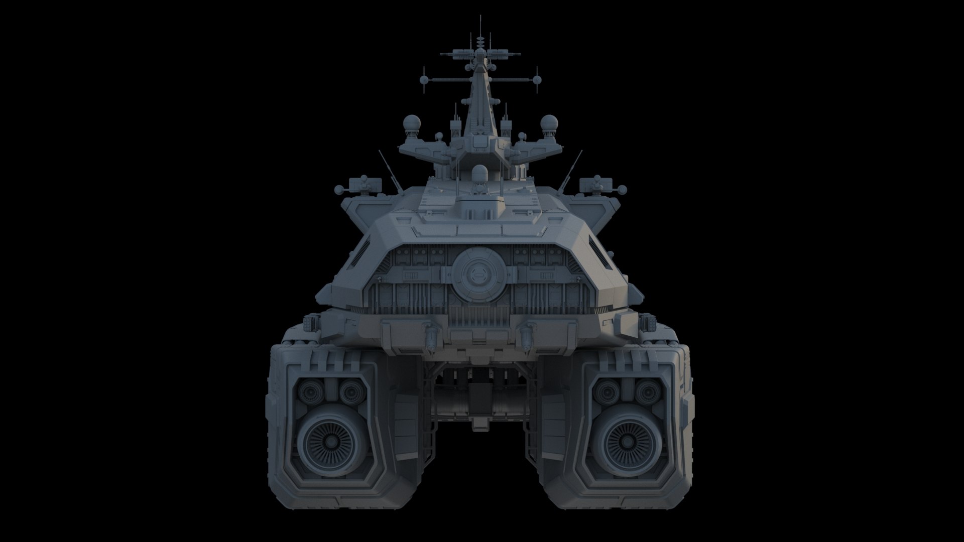 3D Spaceship - Command Ship - TurboSquid 2022348