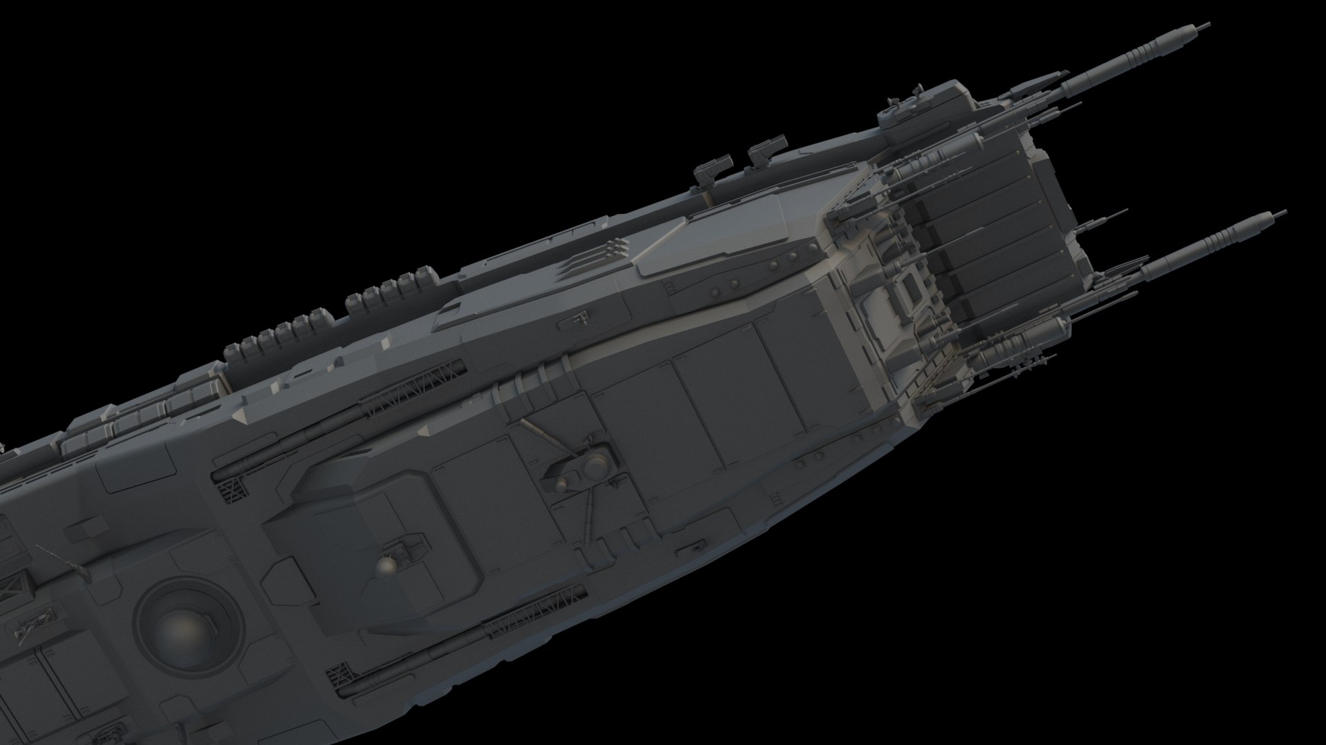 3D Spaceship - Command Ship - TurboSquid 2022348