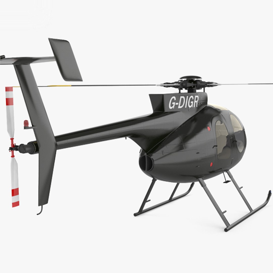 500 Md Helicopters 3D Model - TurboSquid 1463801