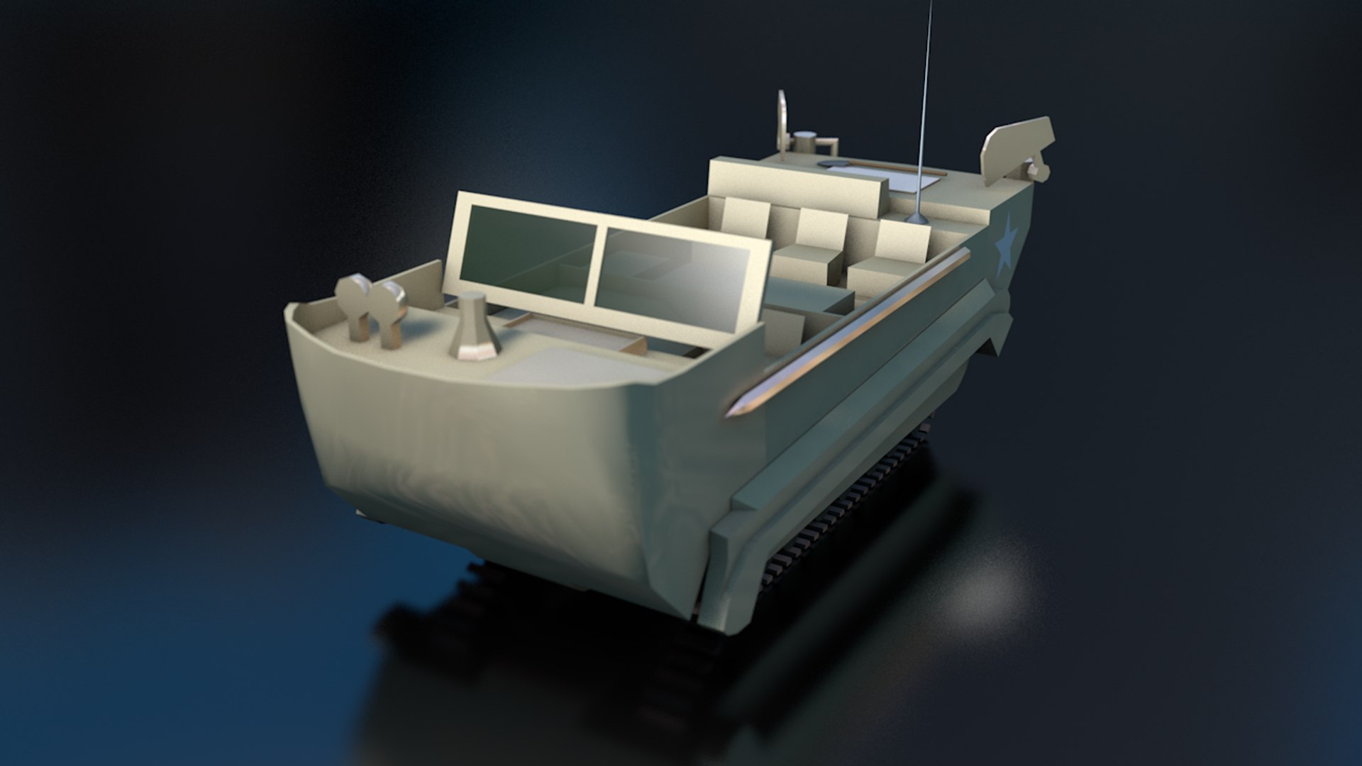 3D M29 Weasel Military Tank Model - TurboSquid 1461310