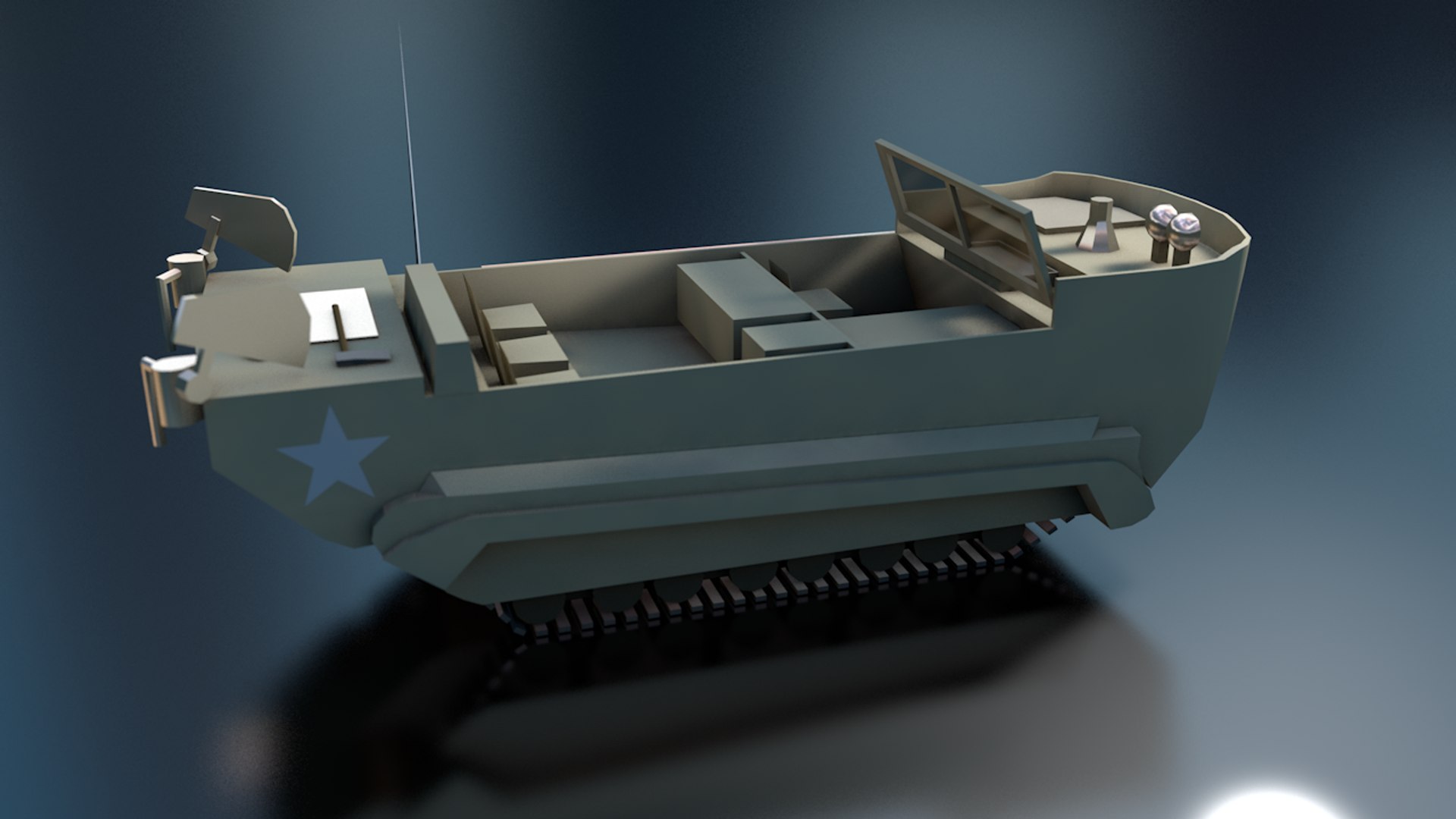 3D M29 Weasel Military Tank Model - TurboSquid 1461310