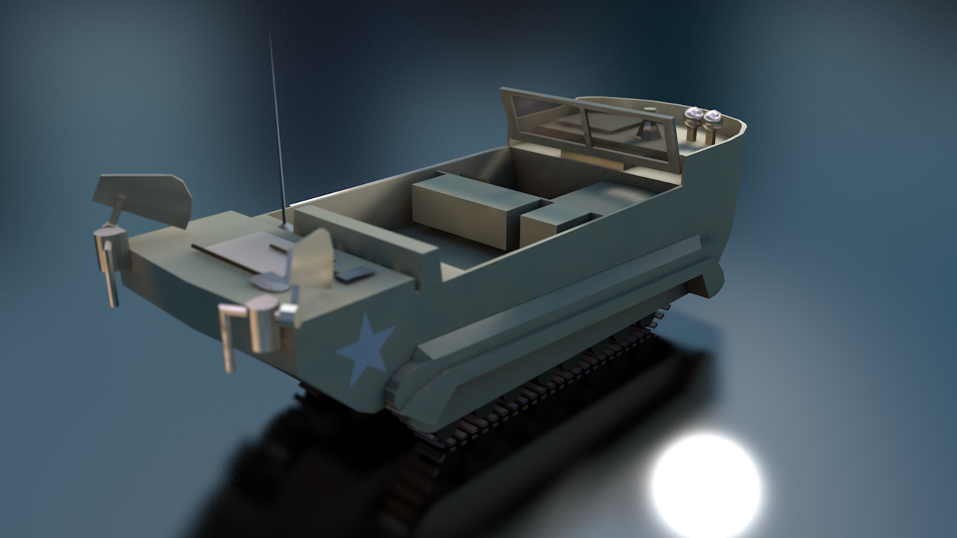 3D M29 Weasel Military Tank Model - TurboSquid 1461310