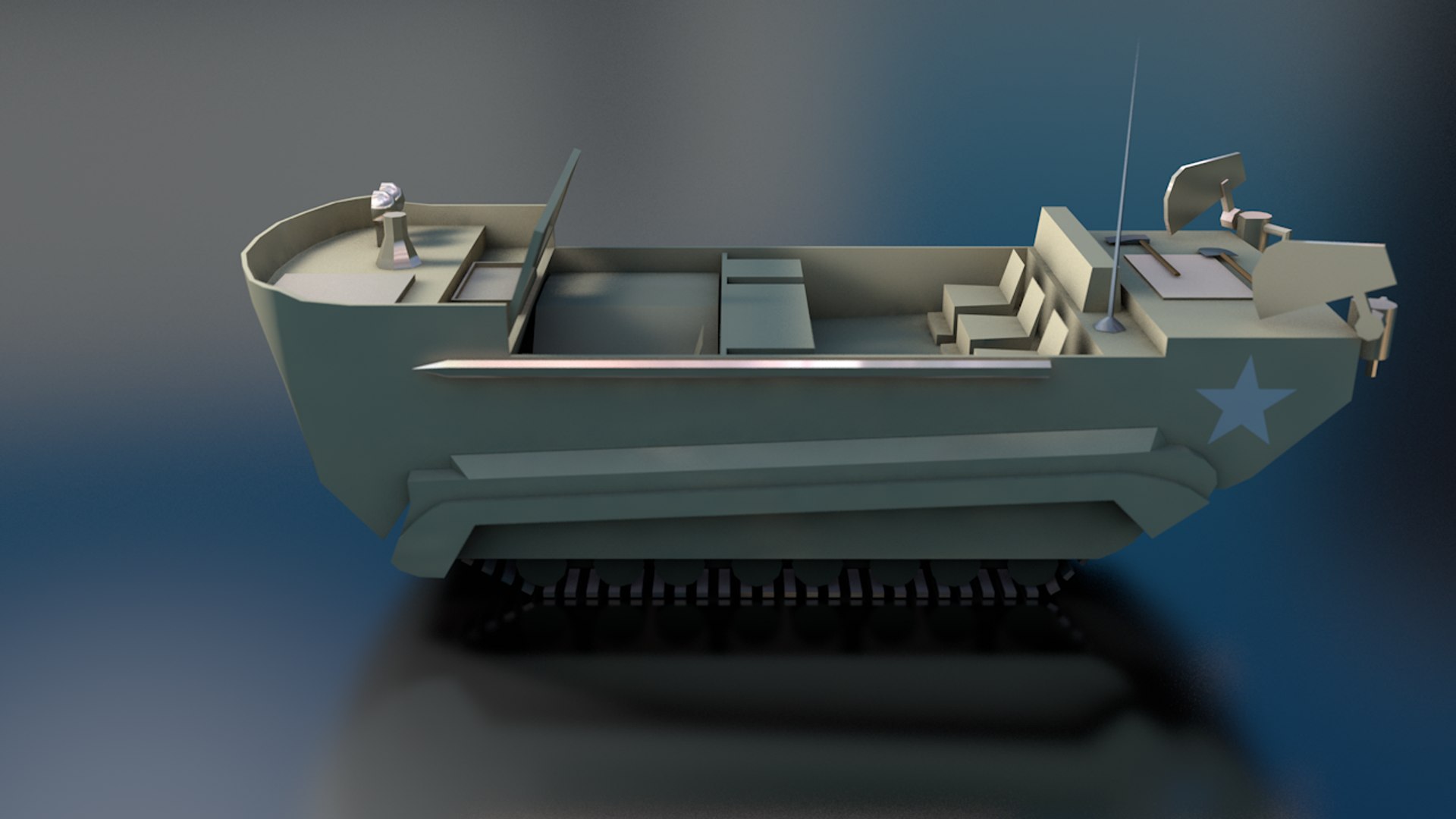 3D M29 Weasel Military Tank Model - TurboSquid 1461310