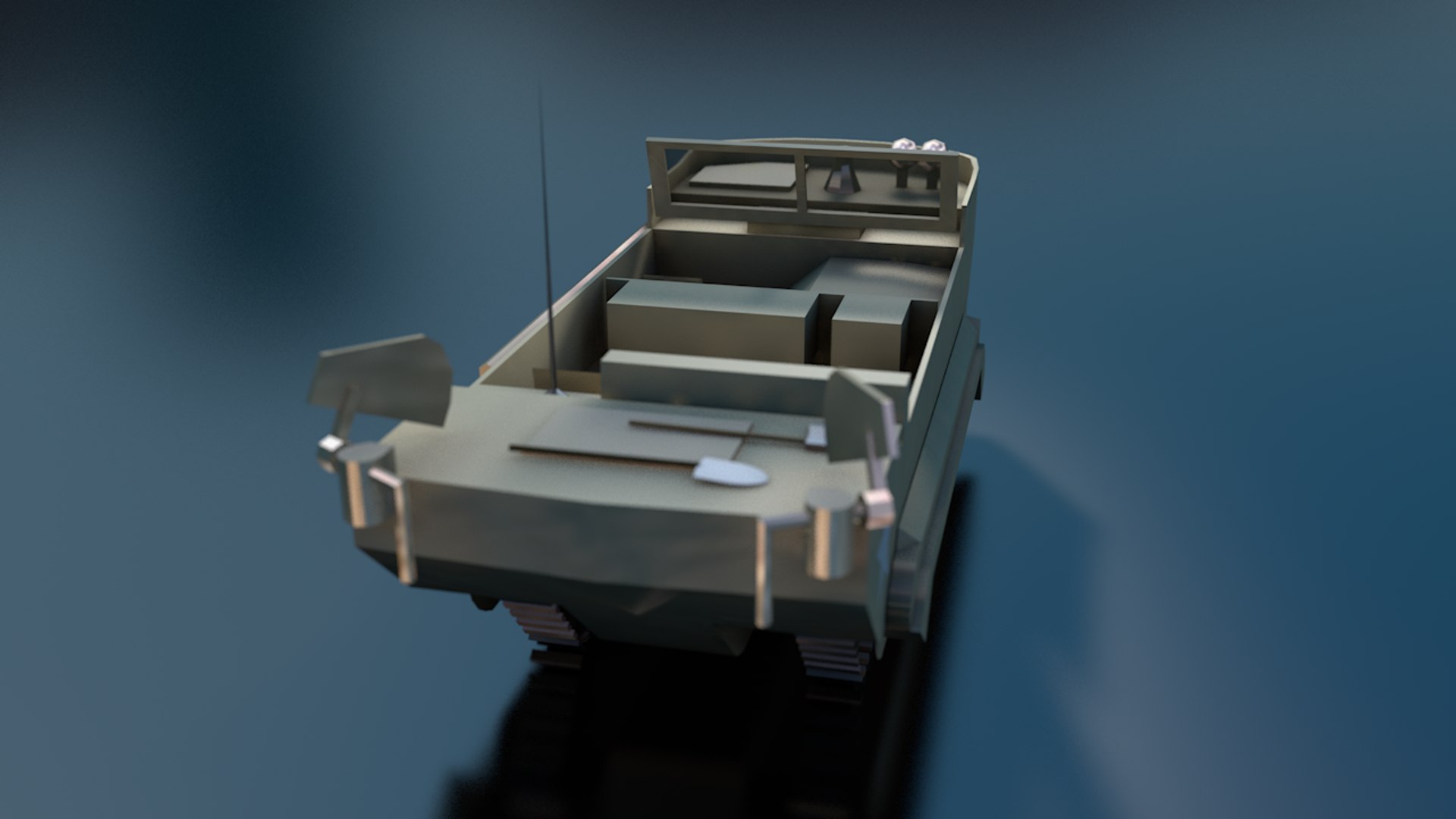 3D M29 Weasel Military Tank Model - TurboSquid 1461310