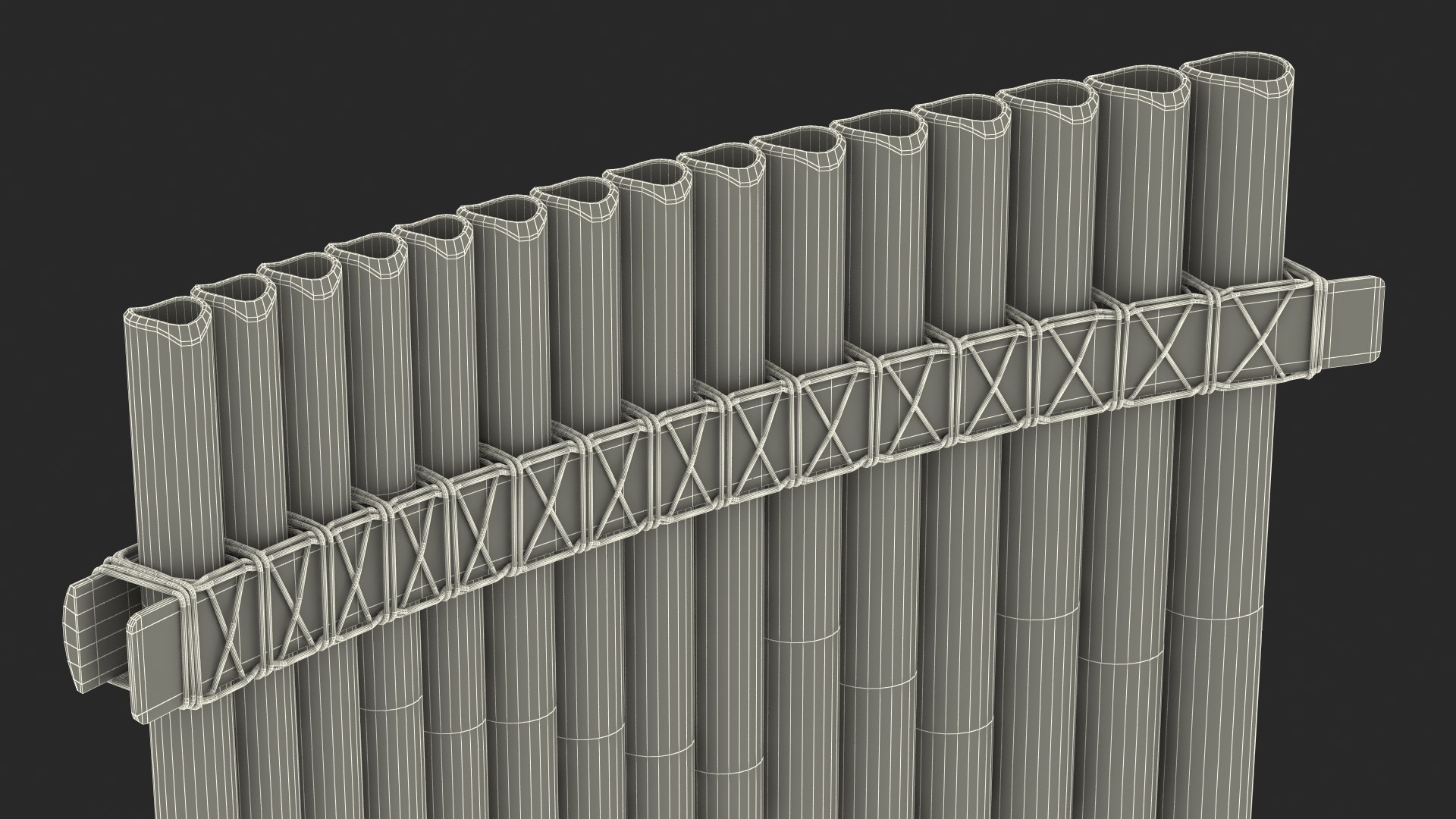 Panpipe Flute 3D Model - TurboSquid 2306683