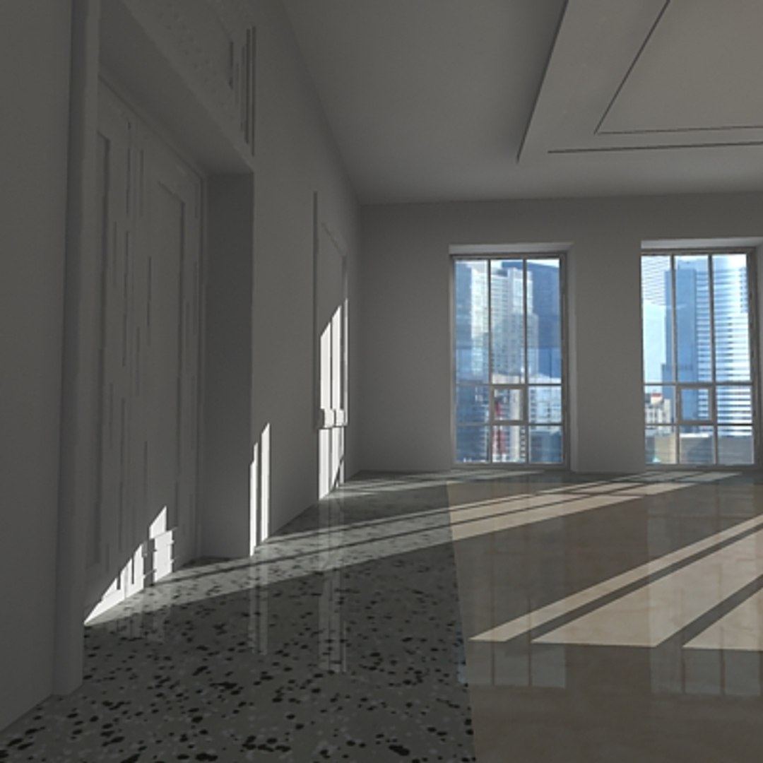 interior shell 3d 3ds