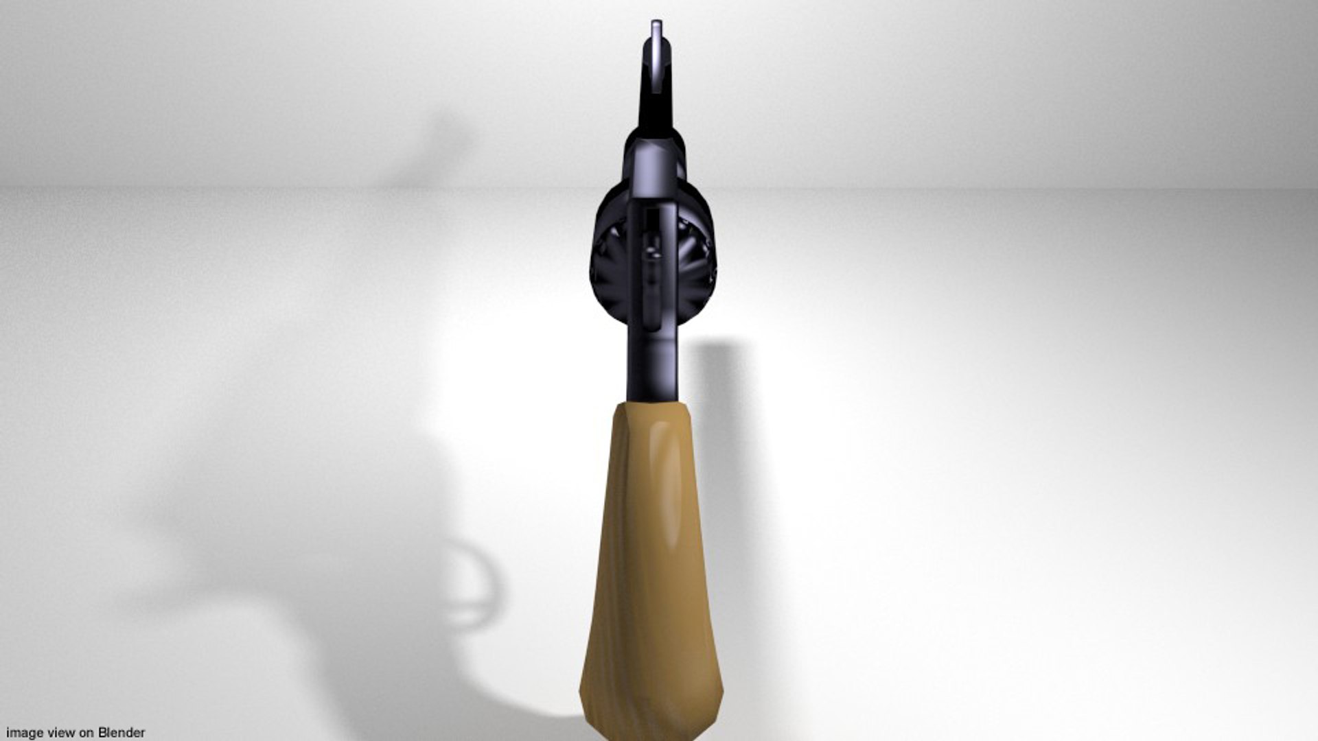 Handgun Revolver Gun 3ds