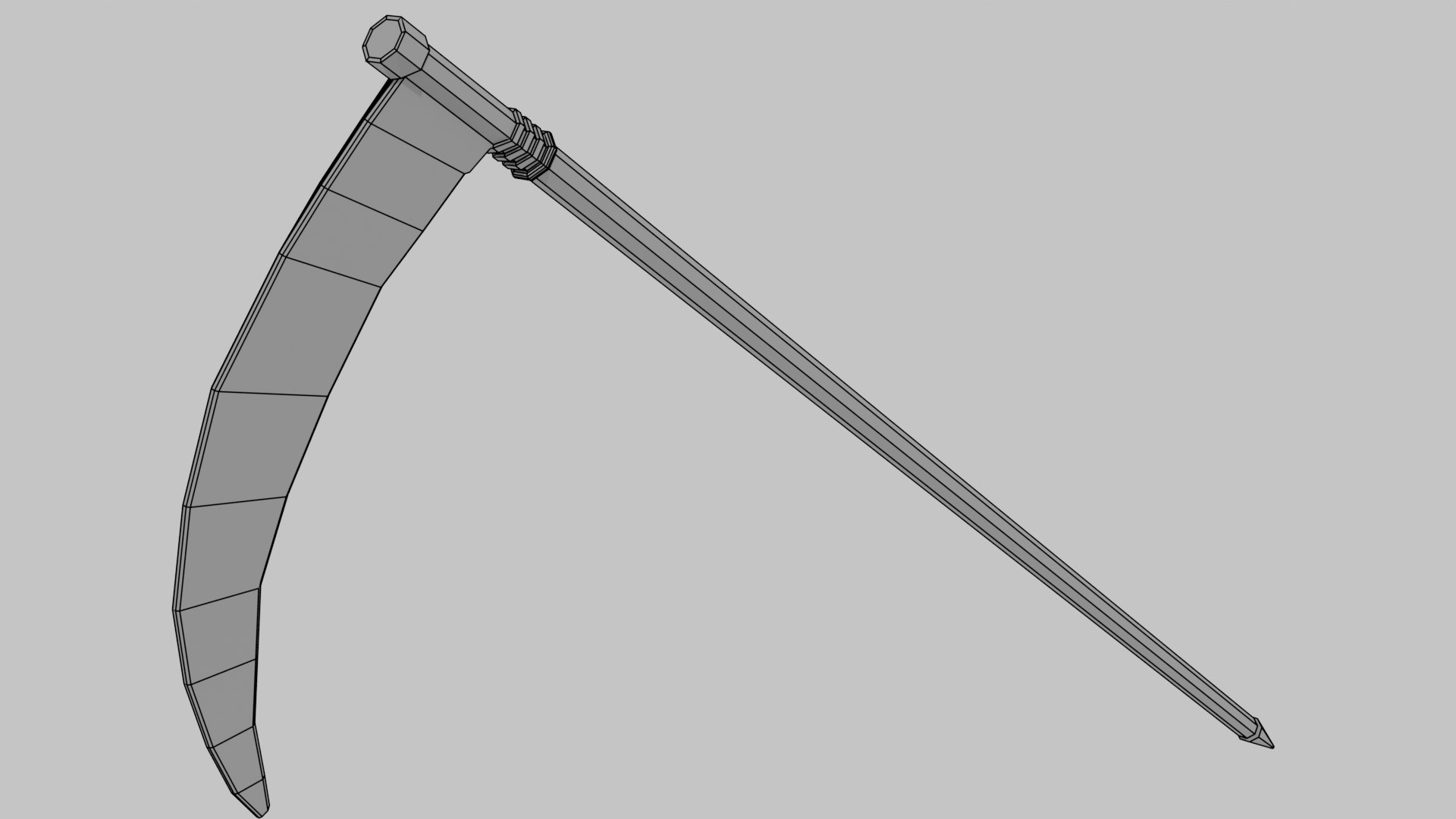 Free Low Poly Scythe 3D - TurboSquid 2416019