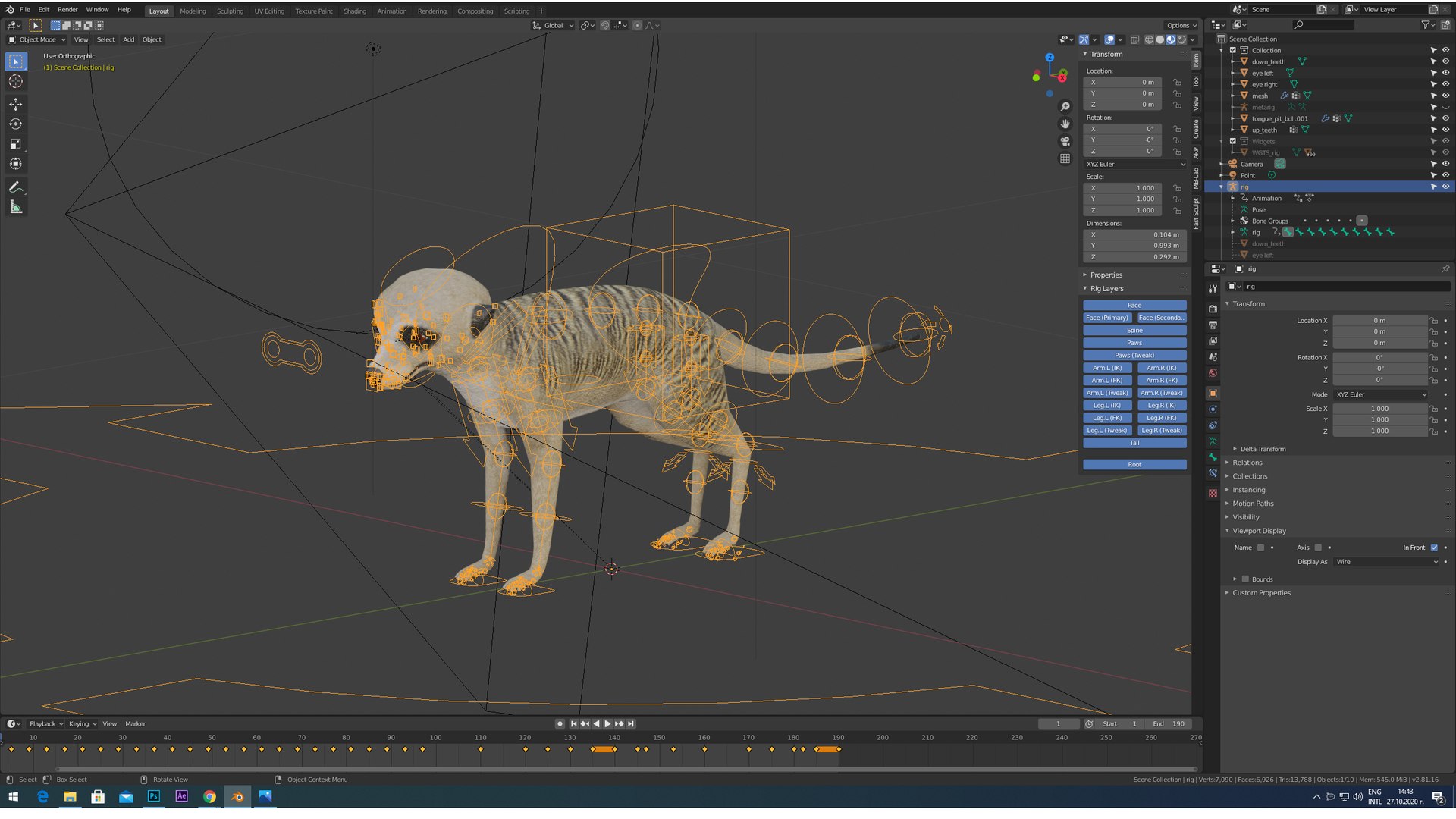 3D rigged cat particle - TurboSquid 1640426