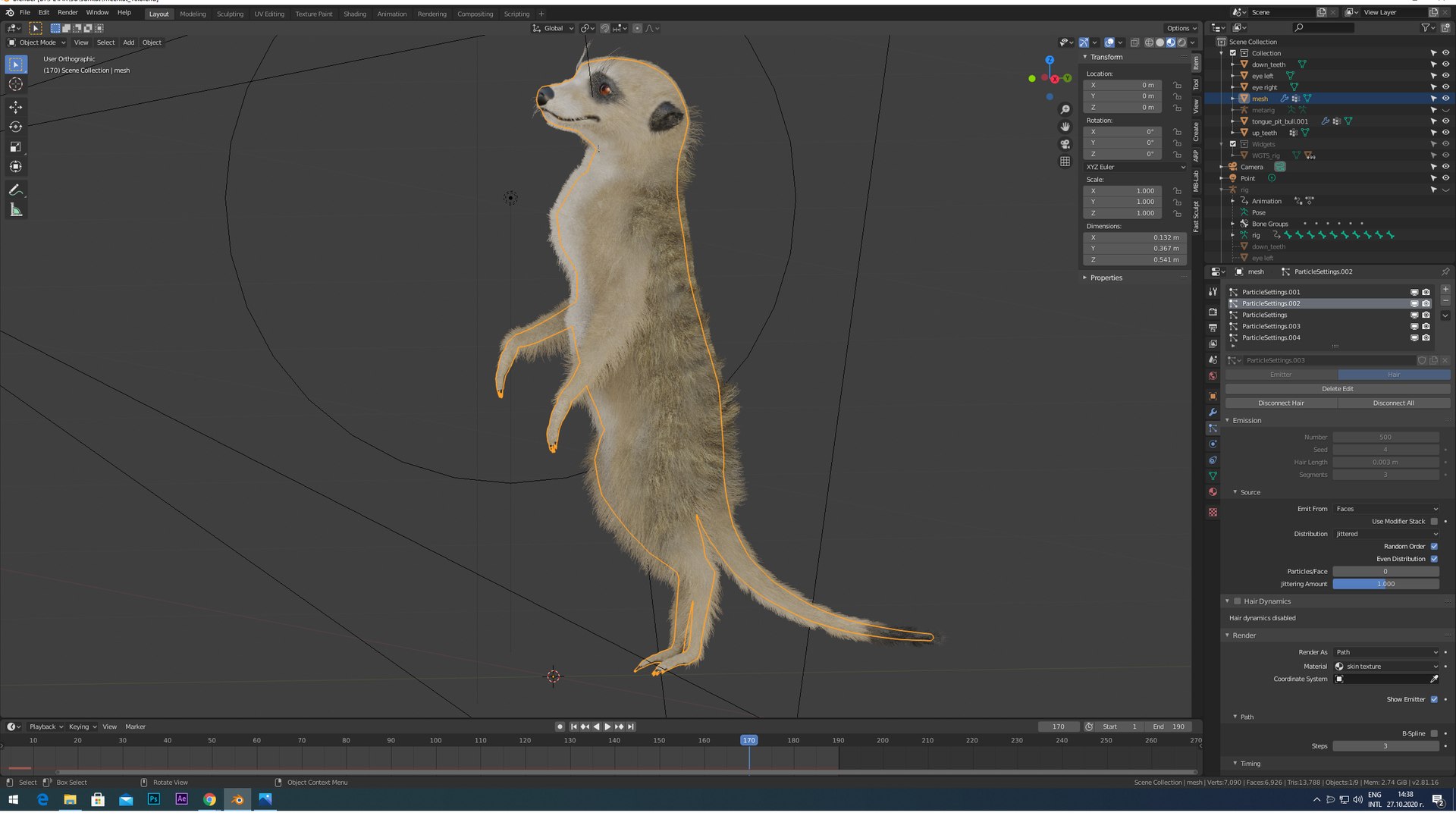 3D rigged cat particle - TurboSquid 1640426