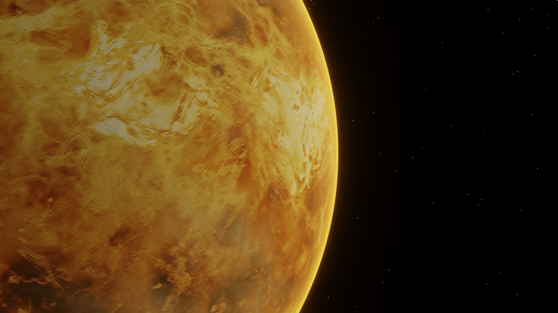 Photorealistic Planet Venus -Transparent Background Model - TurboSquid ...
