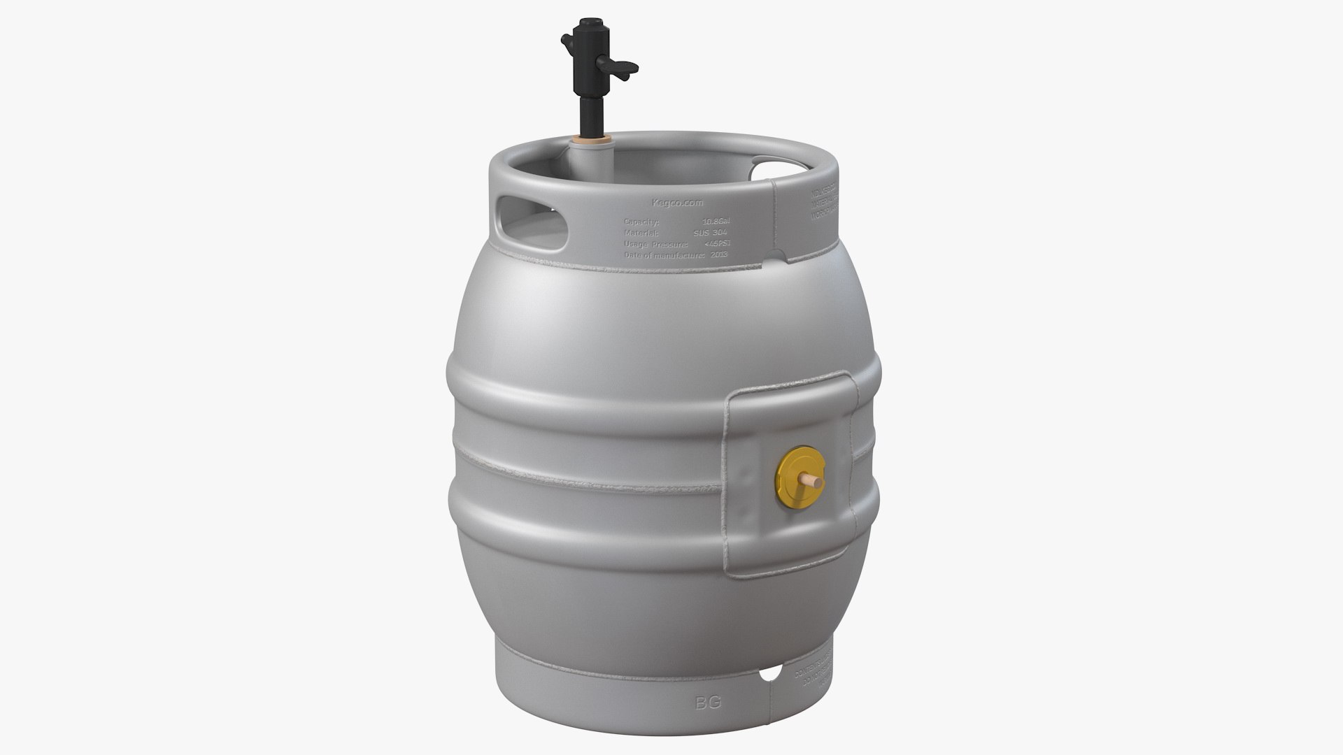 3D Model Firkin Cask - TurboSquid 1623328