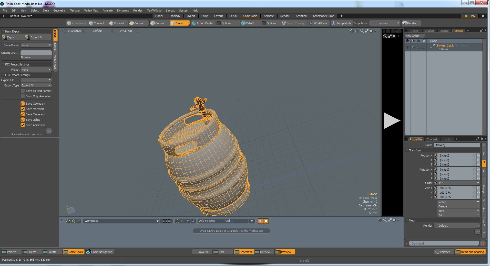 3D Model Firkin Cask - TurboSquid 1623328