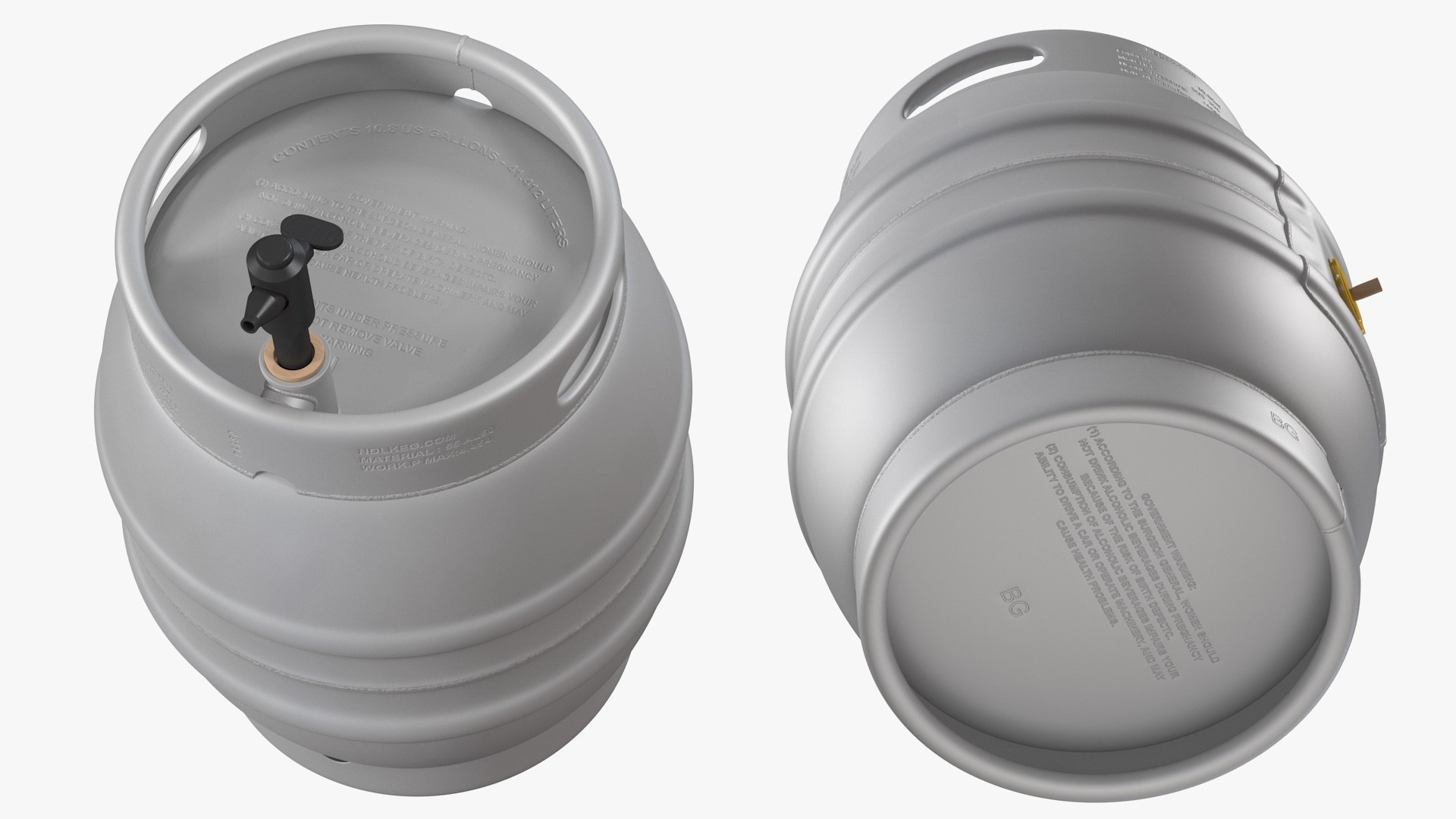 3D Model Firkin Cask - TurboSquid 1623328