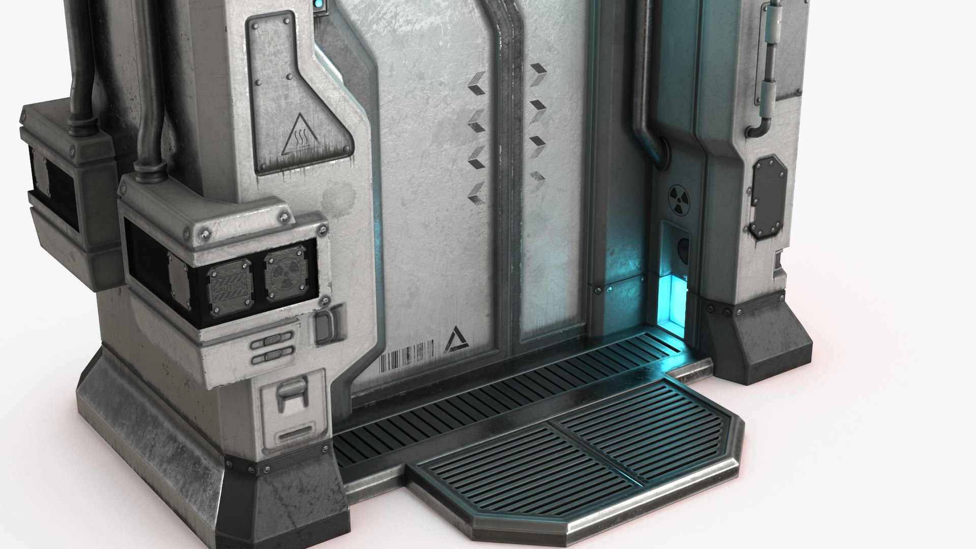 Sci-Fi Door V4 3D Model - TurboSquid 1949580