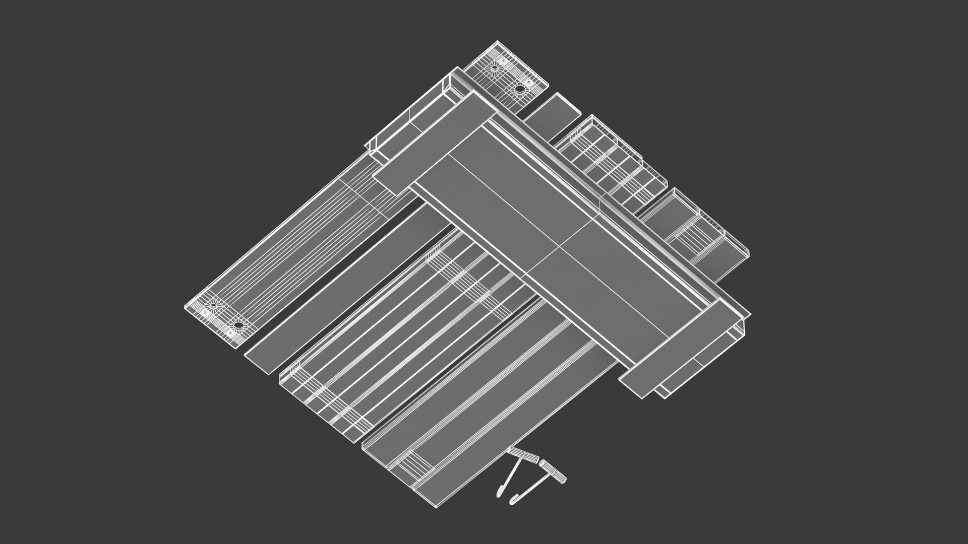 3D Model Athletics Long Jump Plaste Scene - TurboSquid 2363411