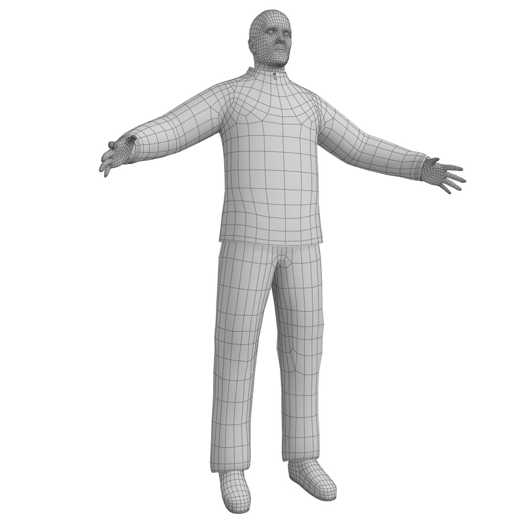 3d human man male