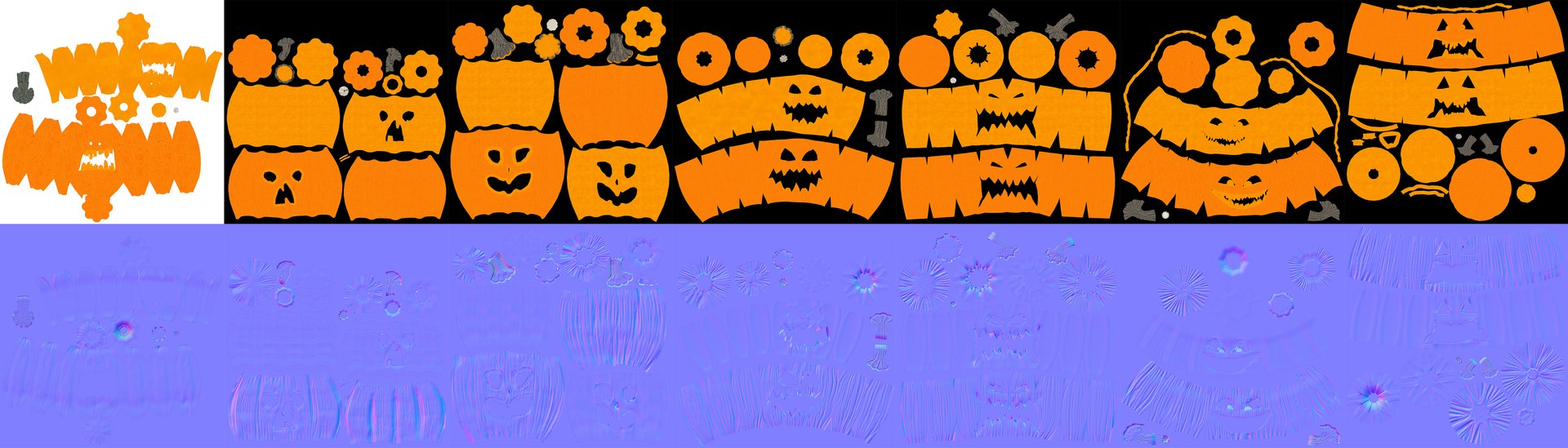 halloween pumpkins set 3ds