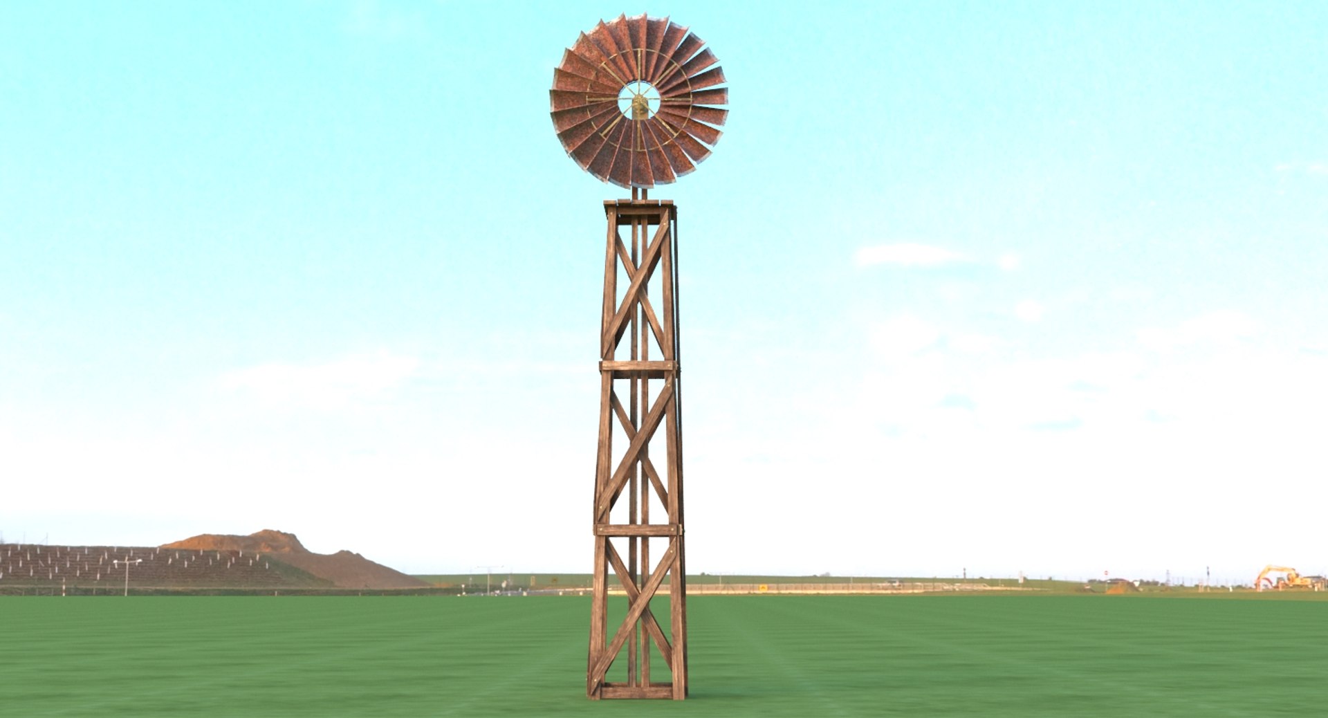 3D Wind Farm Model - TurboSquid 1334456