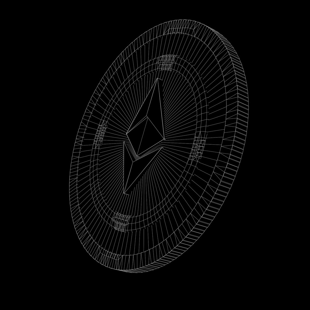 3D model Ethereum Cryptocurrency Coin - TurboSquid 1746305