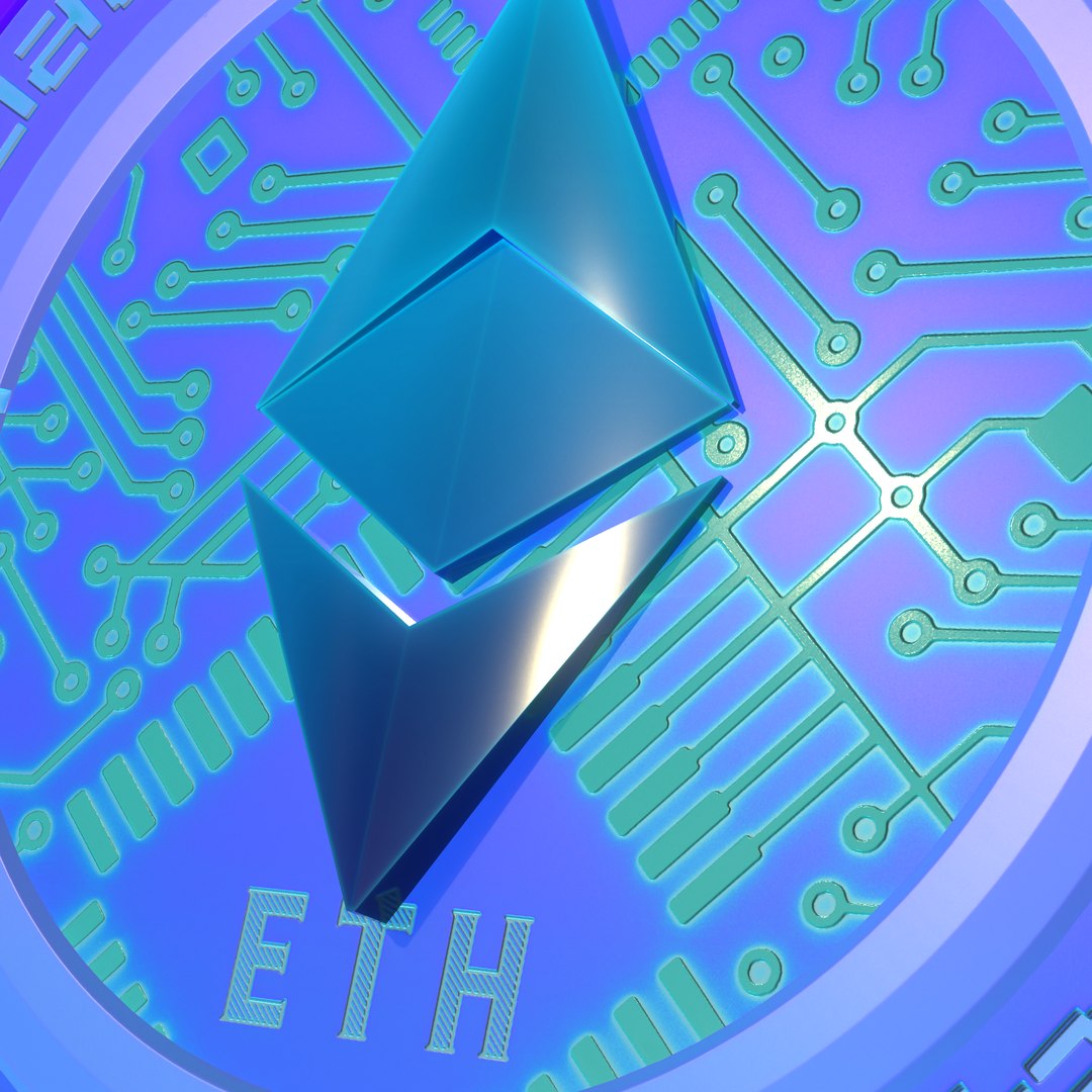 3D model Ethereum Cryptocurrency Coin - TurboSquid 1746305