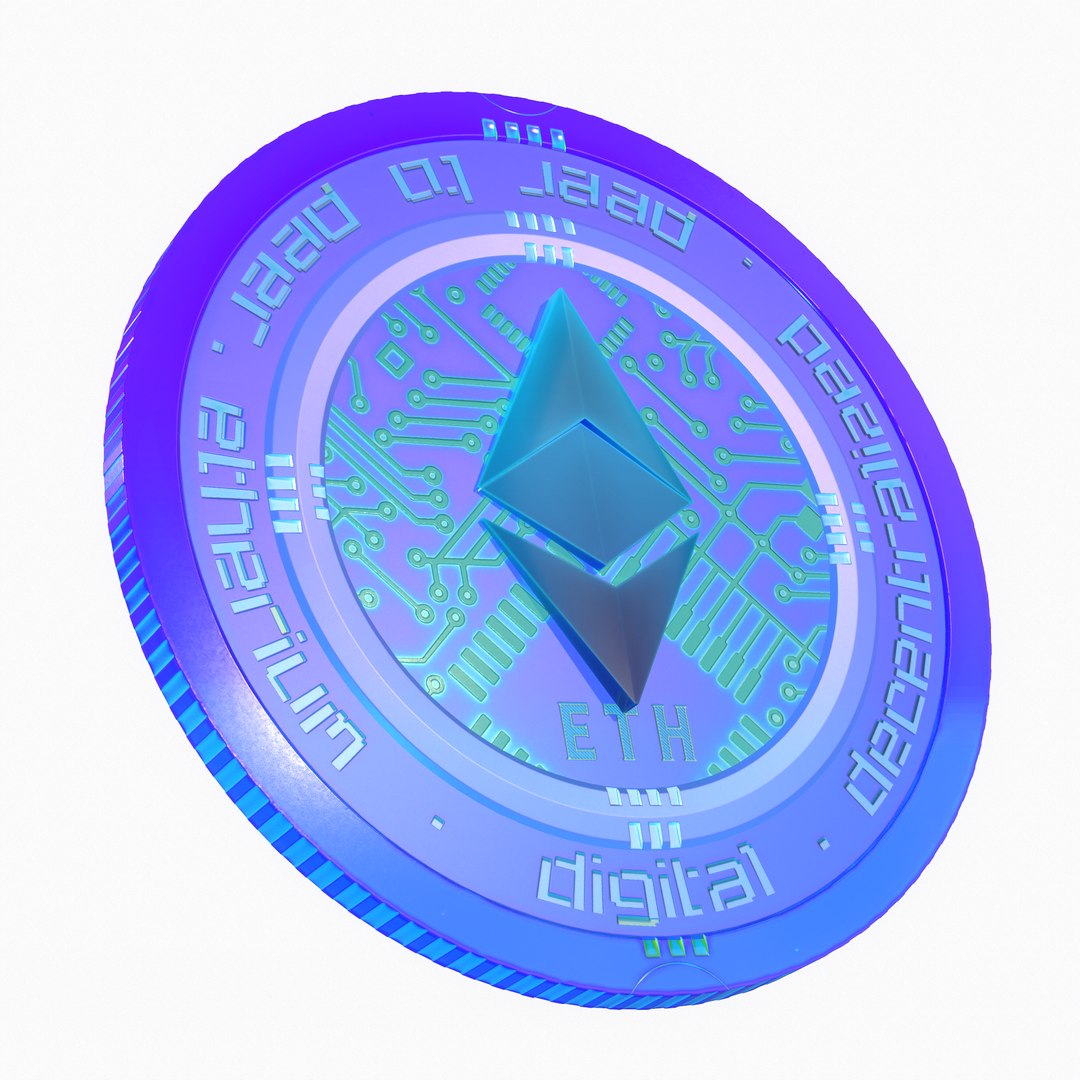 3D model Ethereum Cryptocurrency Coin - TurboSquid 1746305