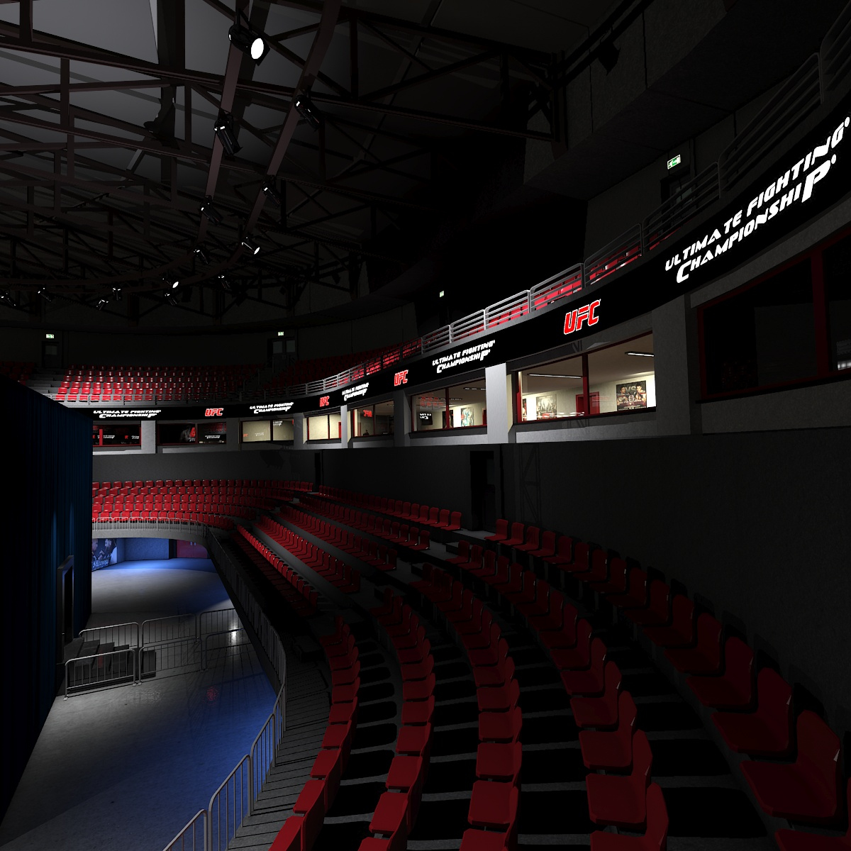 ufc fighting arena max
