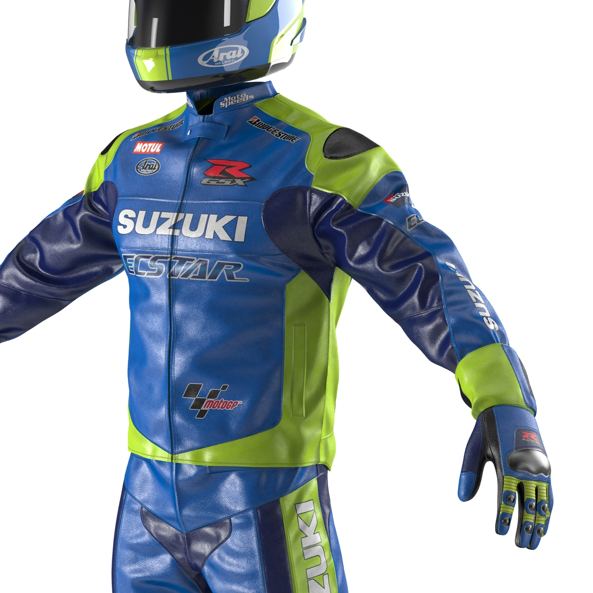 3d model moto gear
