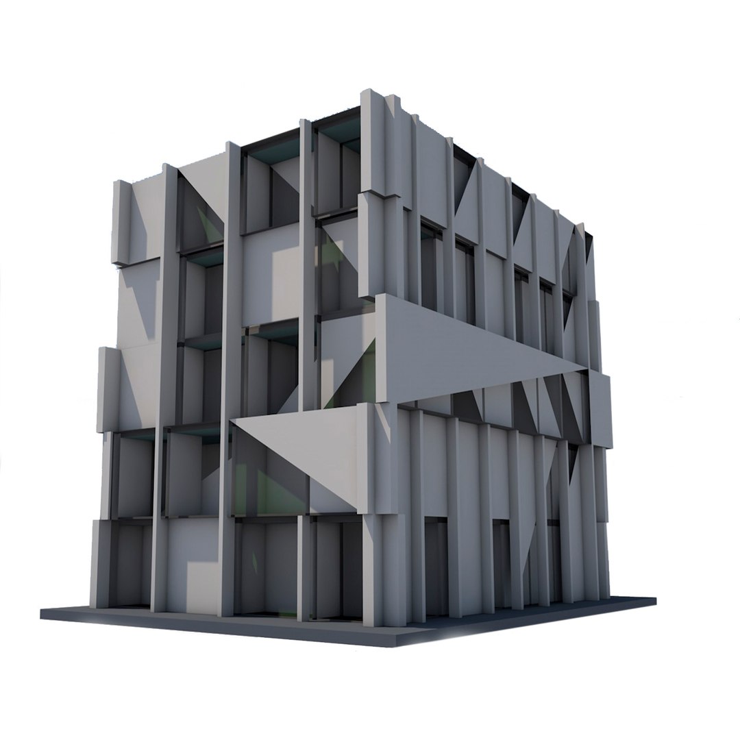 3D Building Design Model - TurboSquid 1168635