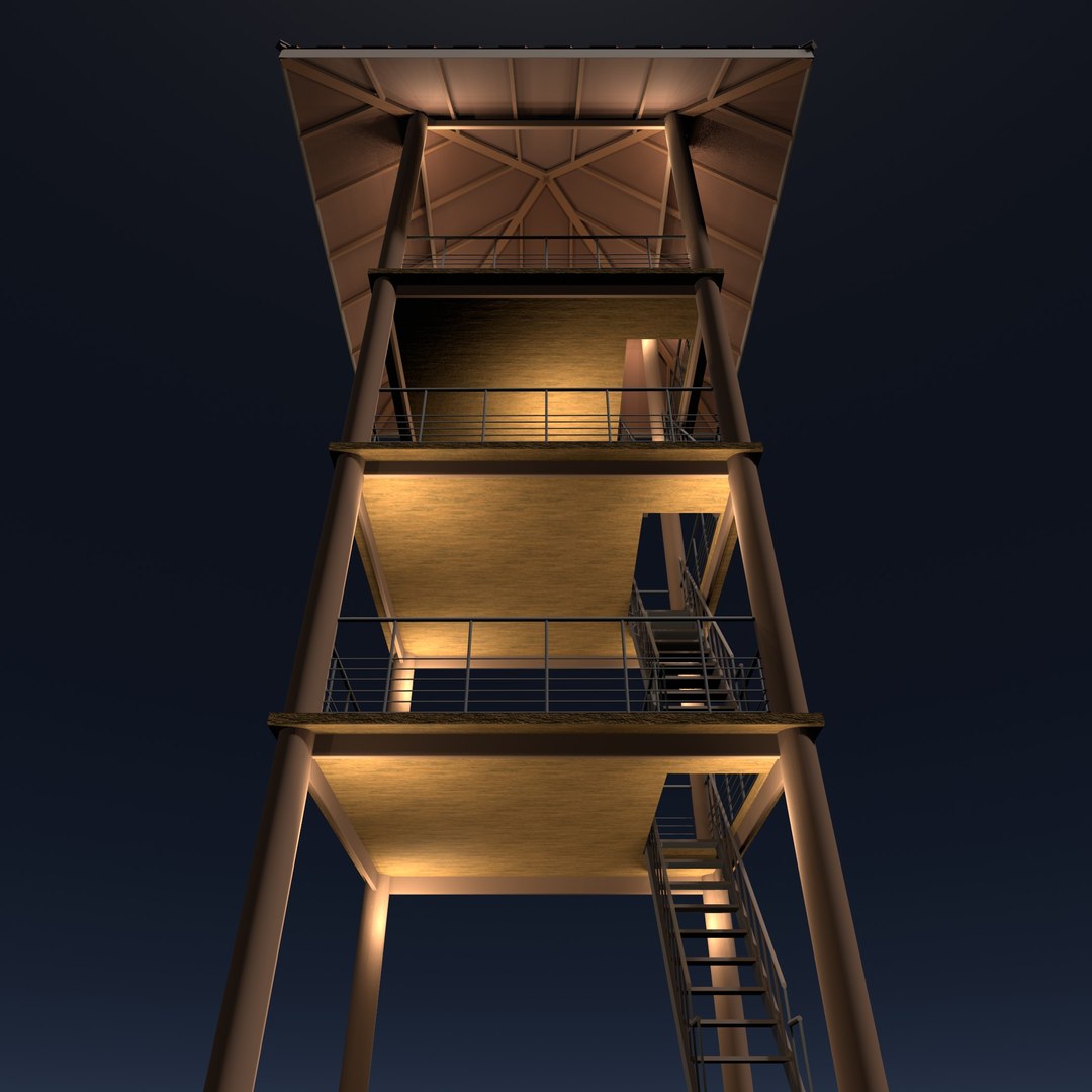 Tropical Tower 26A03 3D Model - TurboSquid 2510054